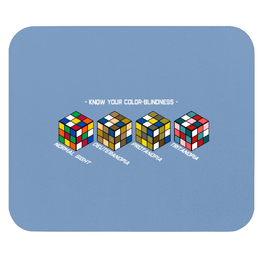 Know Your Color-Blindness - Rubiks Cube - Mouse Pads