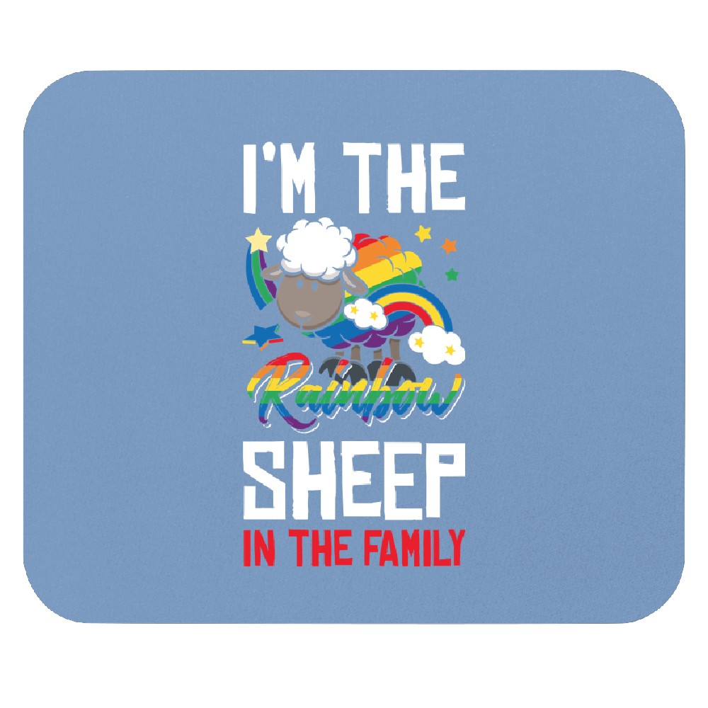 Sheep Lamb LGBT Pride Rainbow Sheep Family394 Gay LGBTQ Ewe Sheeps ...