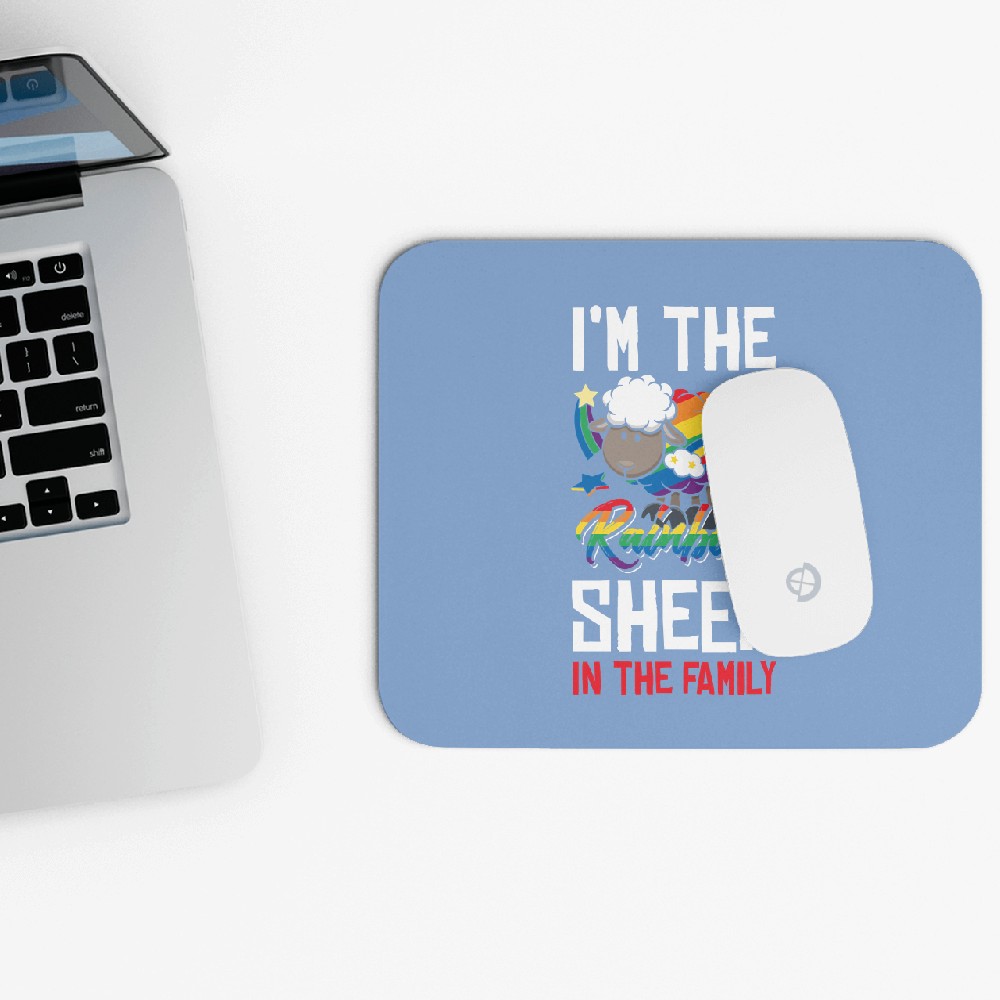 Sheep Lamb LGBT Pride Rainbow Sheep Family394 Gay LGBTQ Ewe Sheeps ...