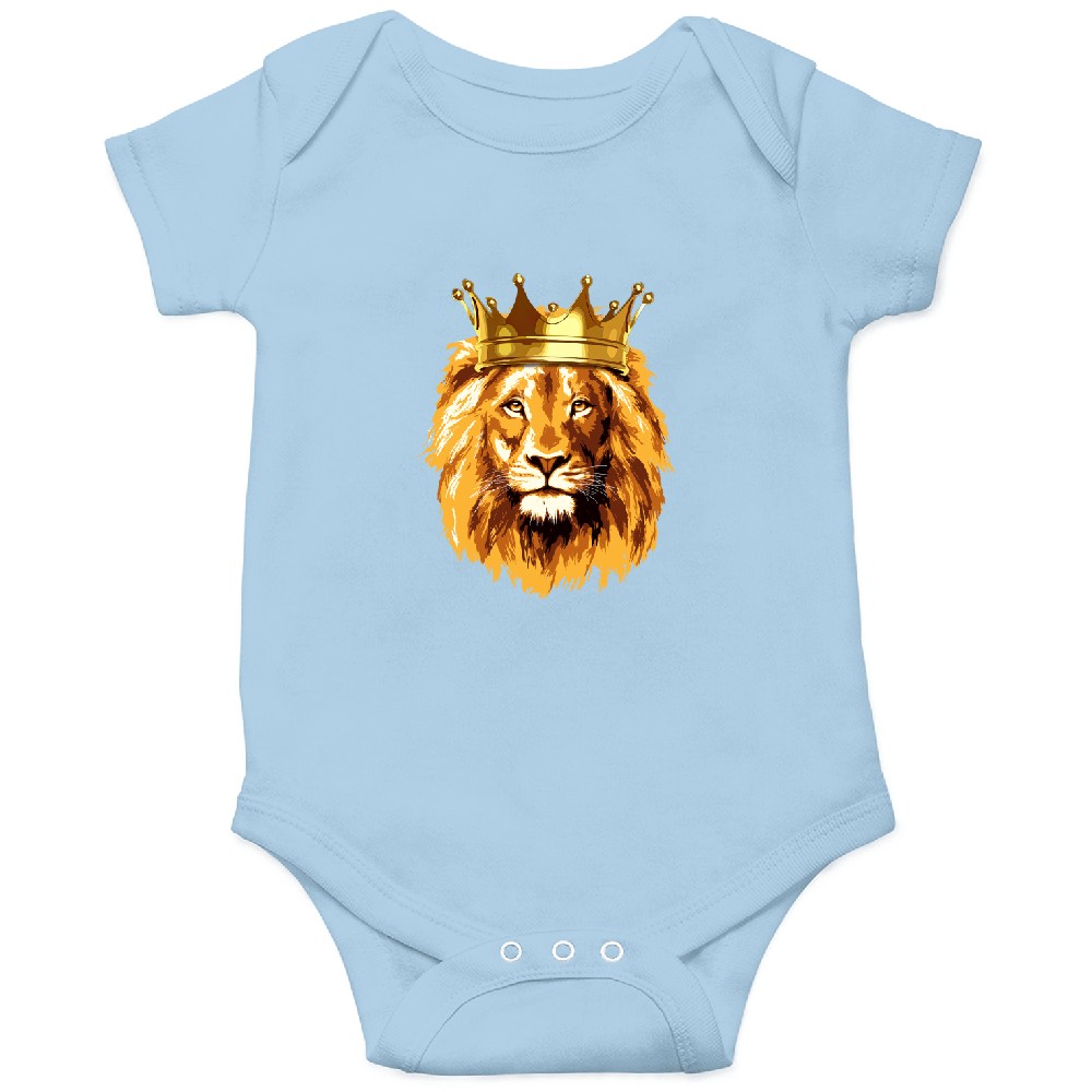 Lion With Crown For Lion Fans - Lion - Onesies