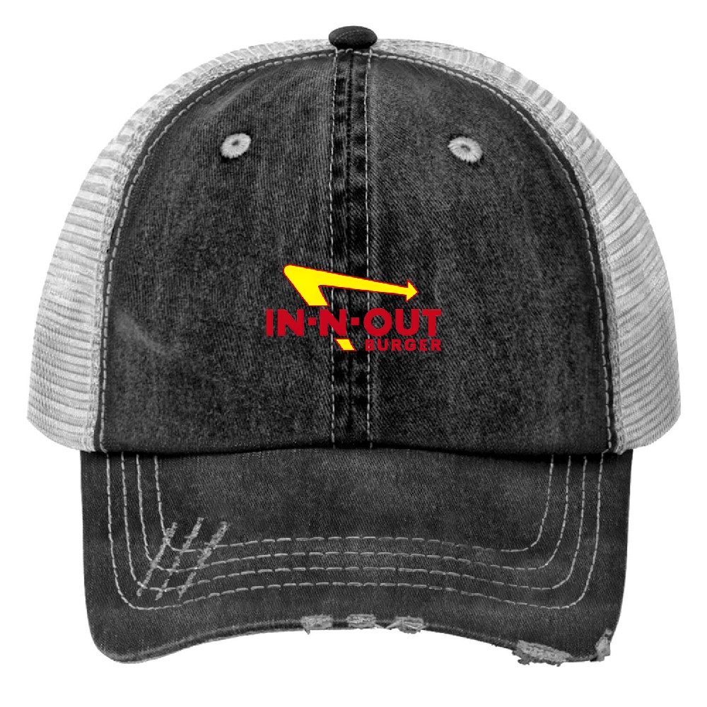 In N Out Burger Print Trucker Hats