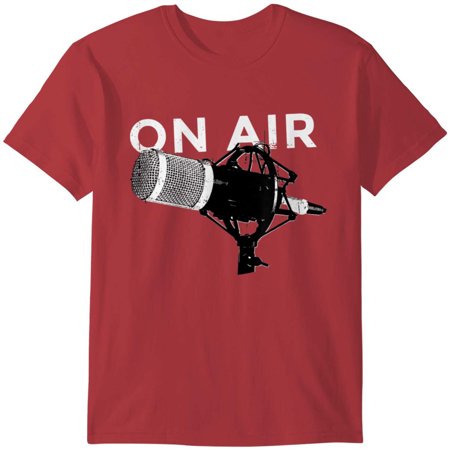 Im Air Retro-Mikrofon-Radio-Podcast Vintage Mic T-Shirt