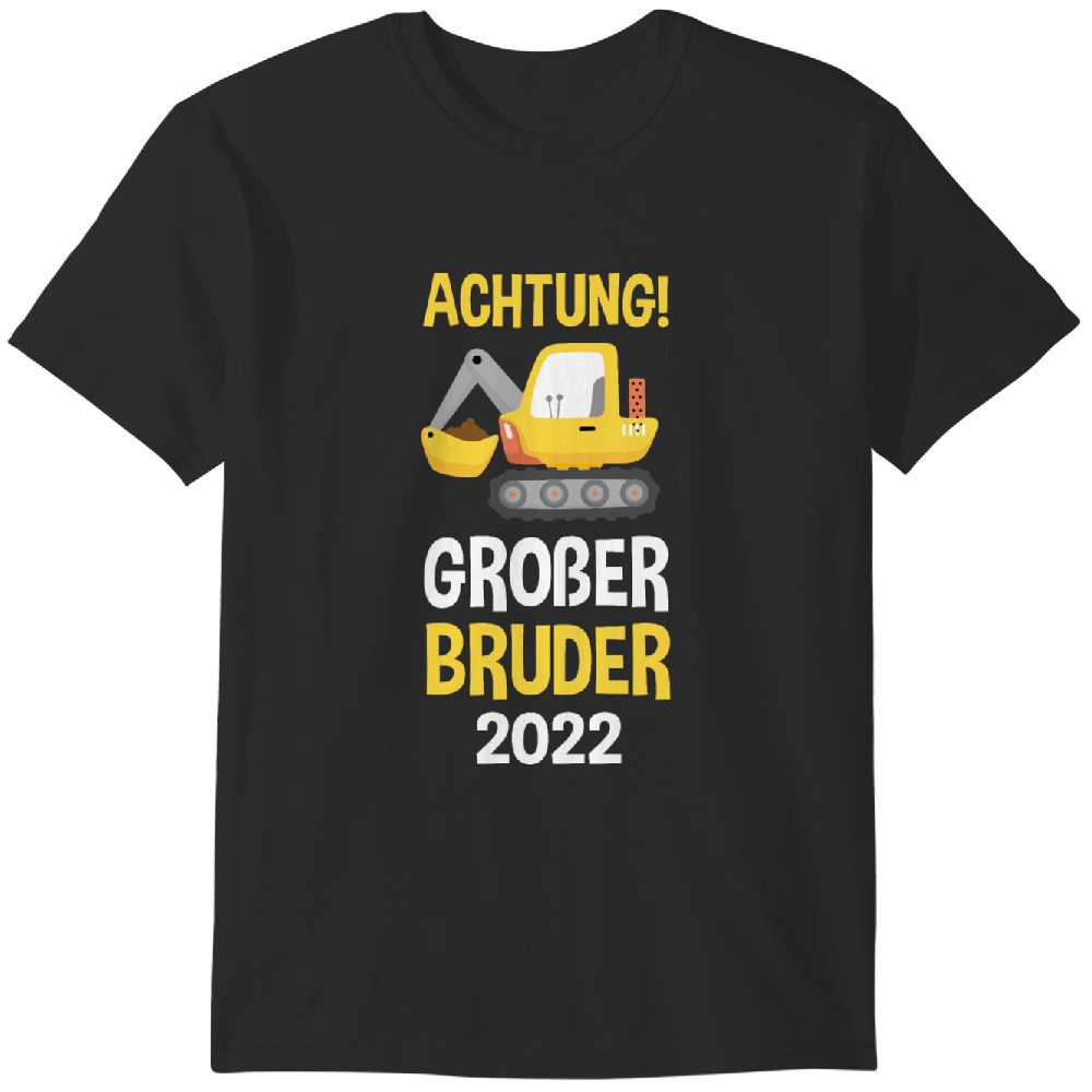 Großer Bruder 2022 Bagger Geschenk Schwangerschaft T-shirt