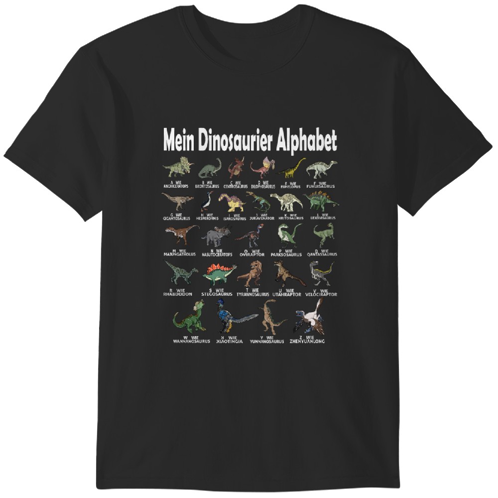 Mein Dinosaurier Alphabet Dino A-Z ABC T-Rex T-shirt