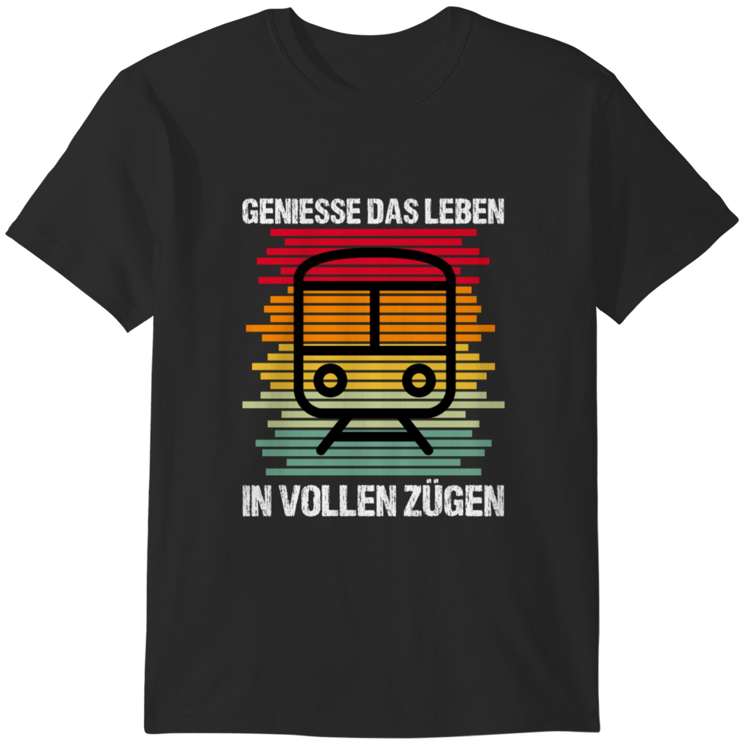 Strassenbahn Tram S Bahn Lokomotive Dampflok T-shirt