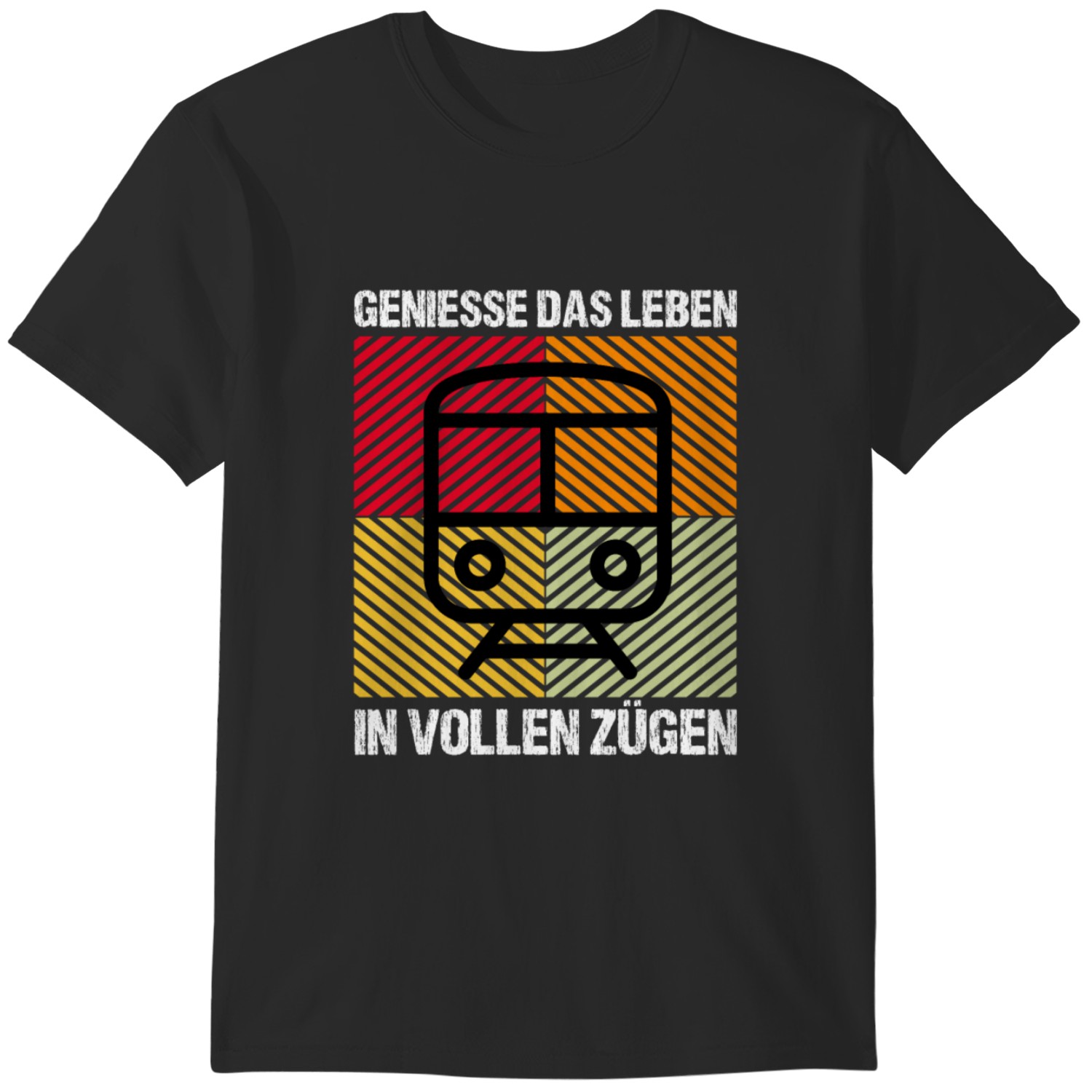 Strassenbahn Tram S Bahn Lokomotive Dampflok T-shirt