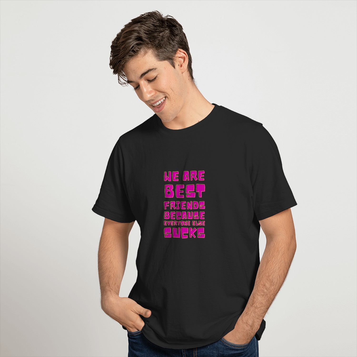 Beste Freunde Freundschaft Sprüche Kumpel Bester T-shirt
