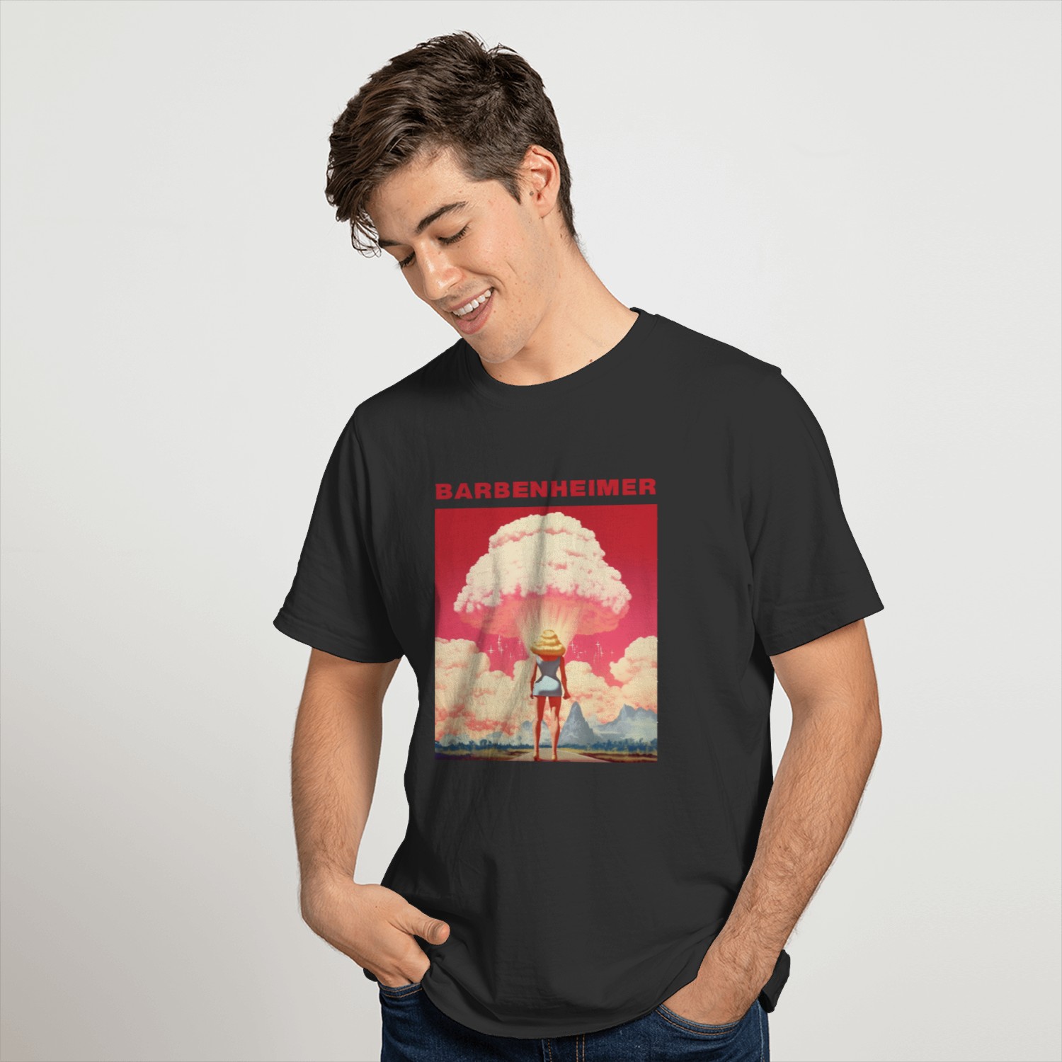 Vintage Barbenheimer I Survived 2023 Shirt Barbieheimer Active Shirt