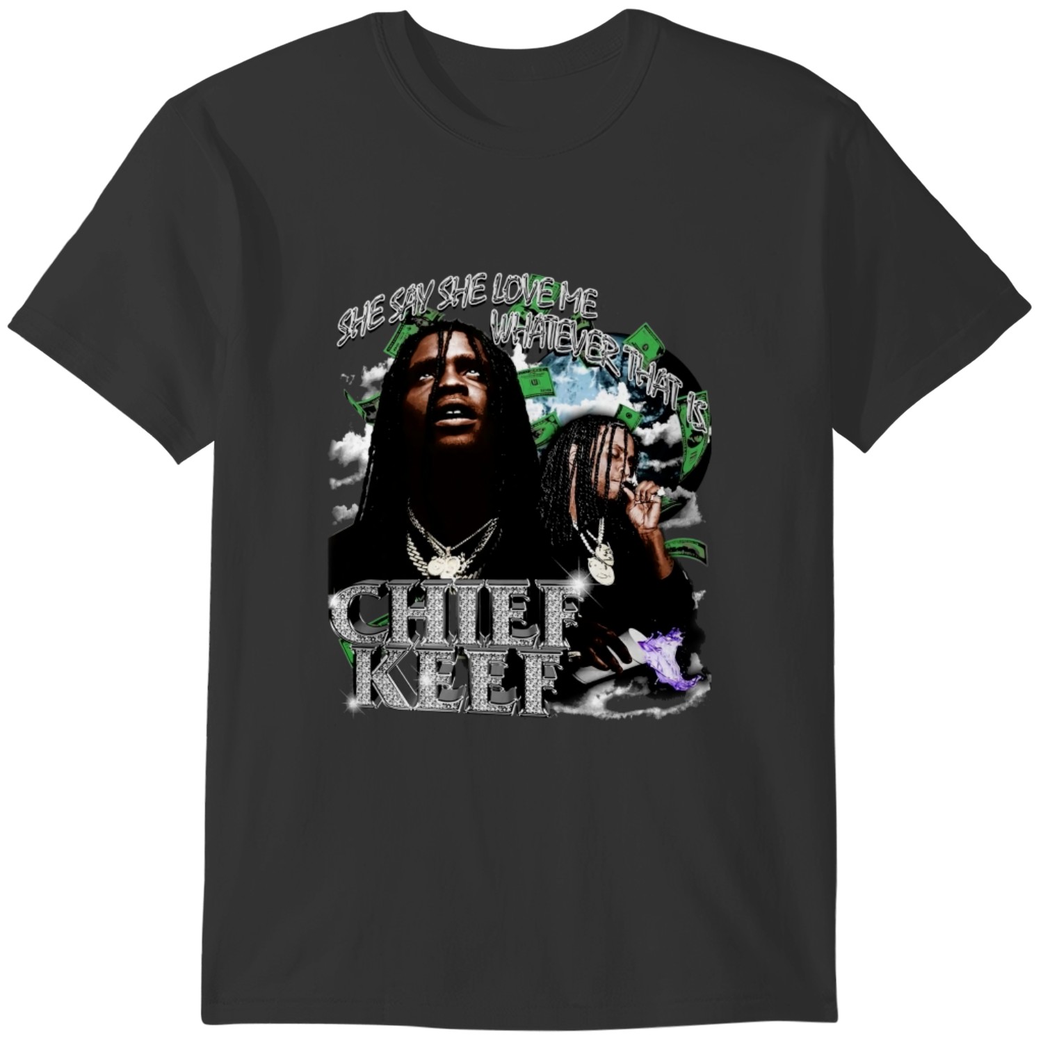 Chief Keef Vintage 90s Bootleg Classic Graphic Tshirt