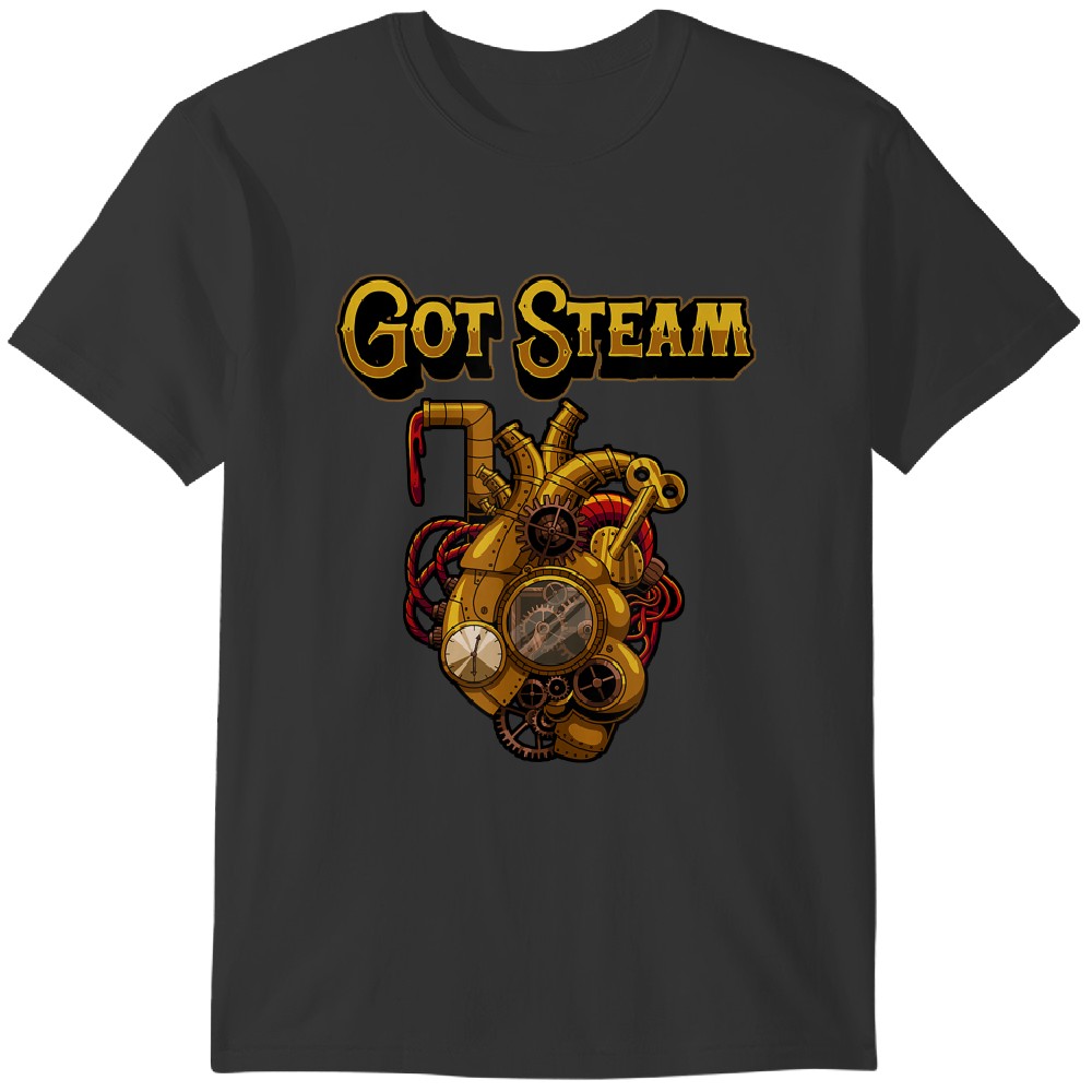 Steampunk Victorian - Steam Powered Engine Got Steam T-Shirt