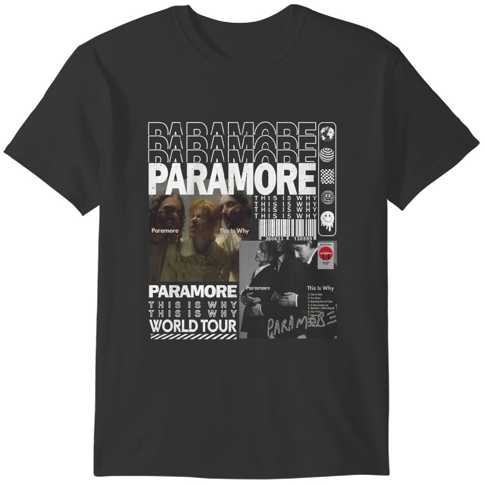 Paramore Music Shirt, 90s Vintage Paramore Announce 2023 Tour Album ...