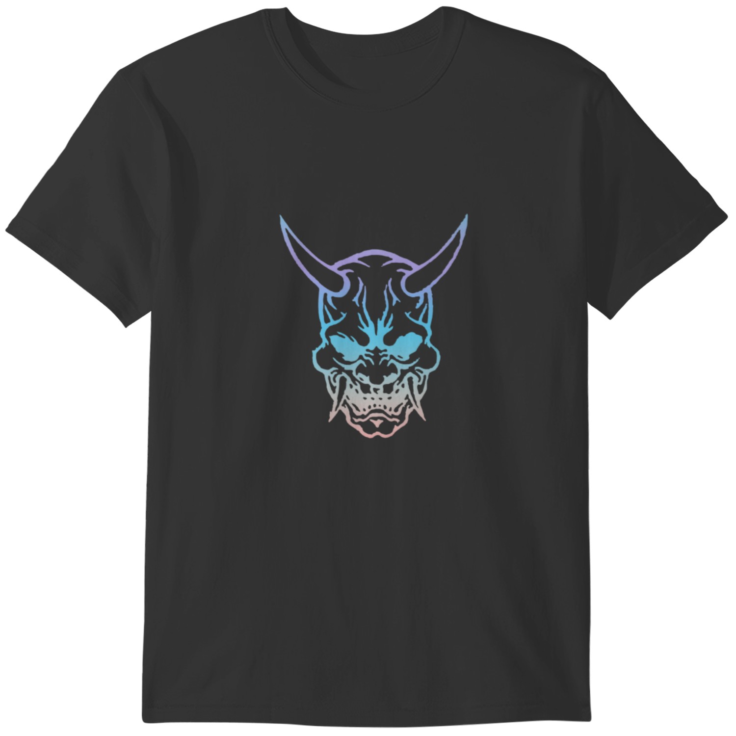 Samurai Warrior Mask, Hannya Oni Mask/ Japan Anime T Shirts