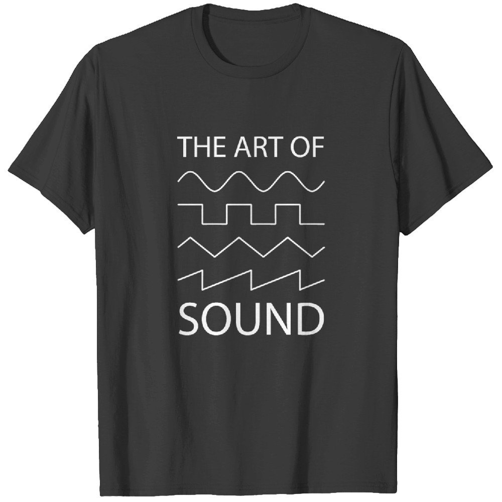 The Art Of Sound Waveforms Synthesizer Waveform T-shirt
