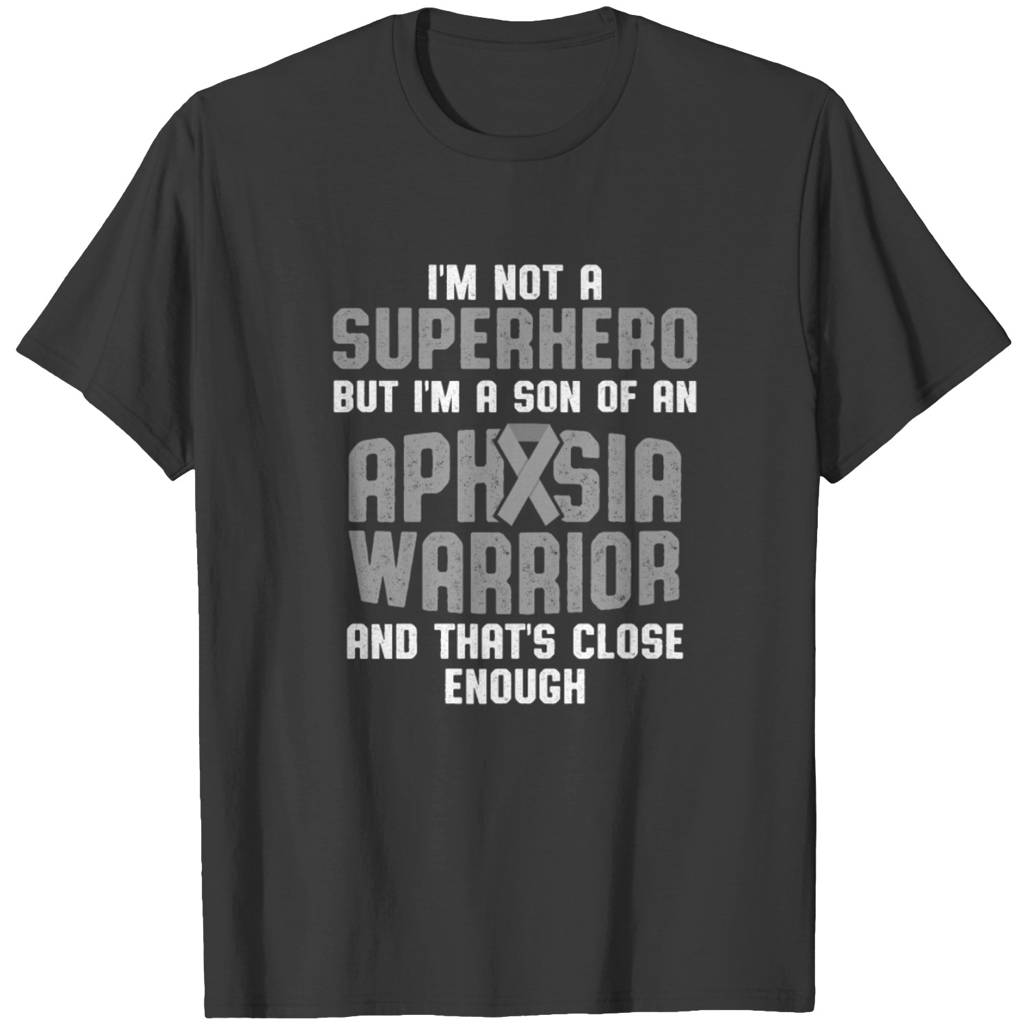 Aphasia Warrior Fighting Survivor Awareness Design T-shirt
