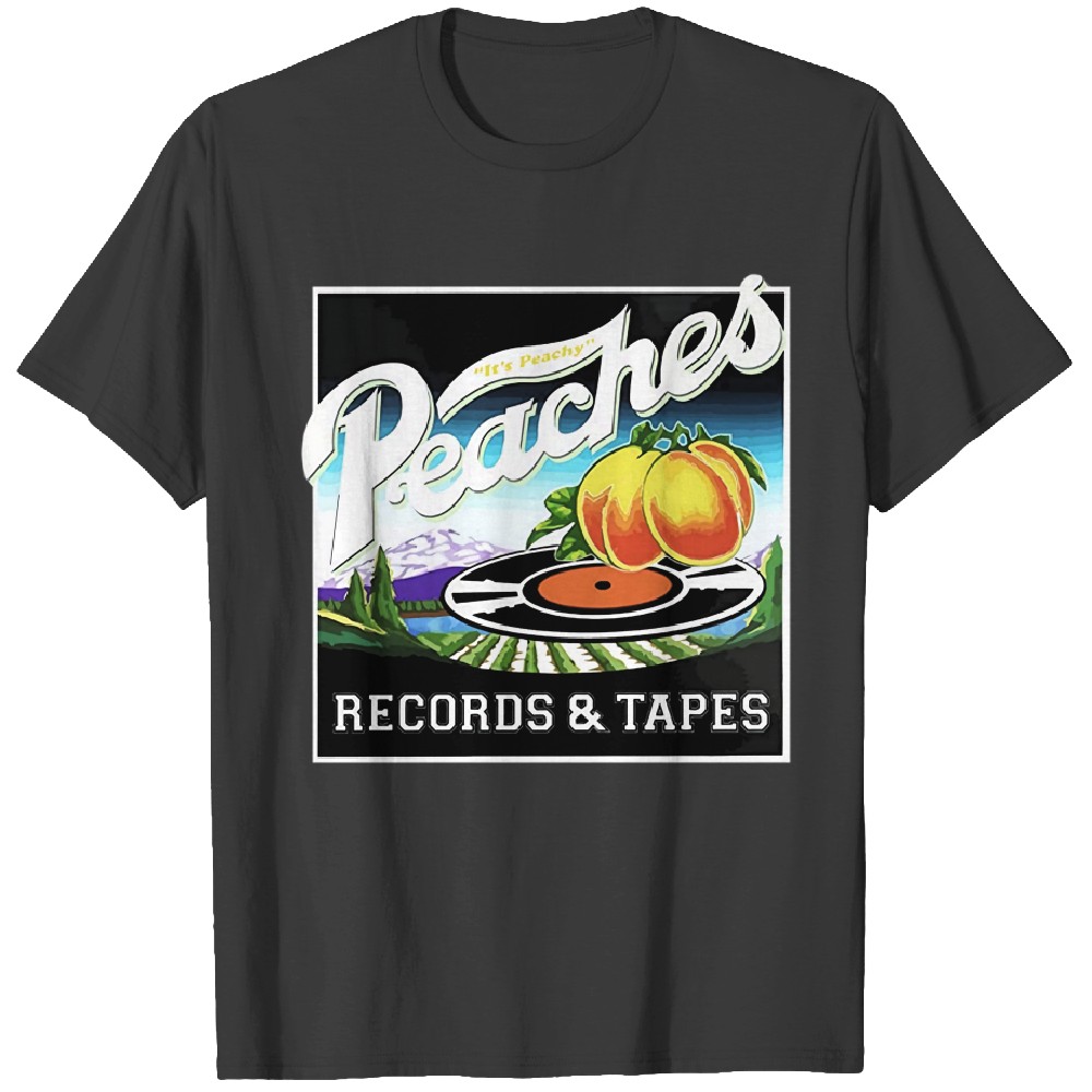 Peaches Records And Tapes [Defunct Record Store] - Defunct Logo - T-Shirt