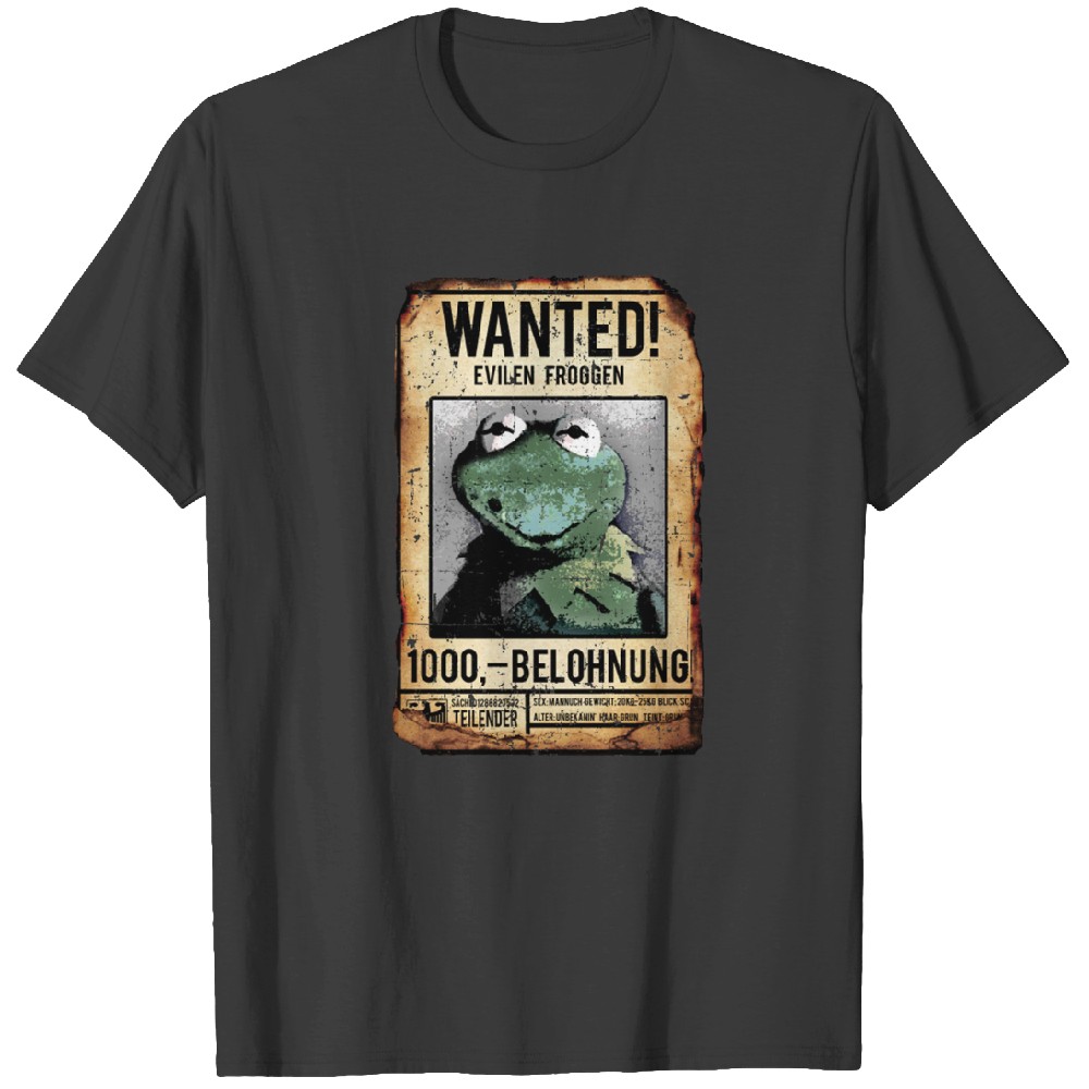 Muppets Most Wanted Poster Of Constantine, Distressed - Muppets - T-Shirt
