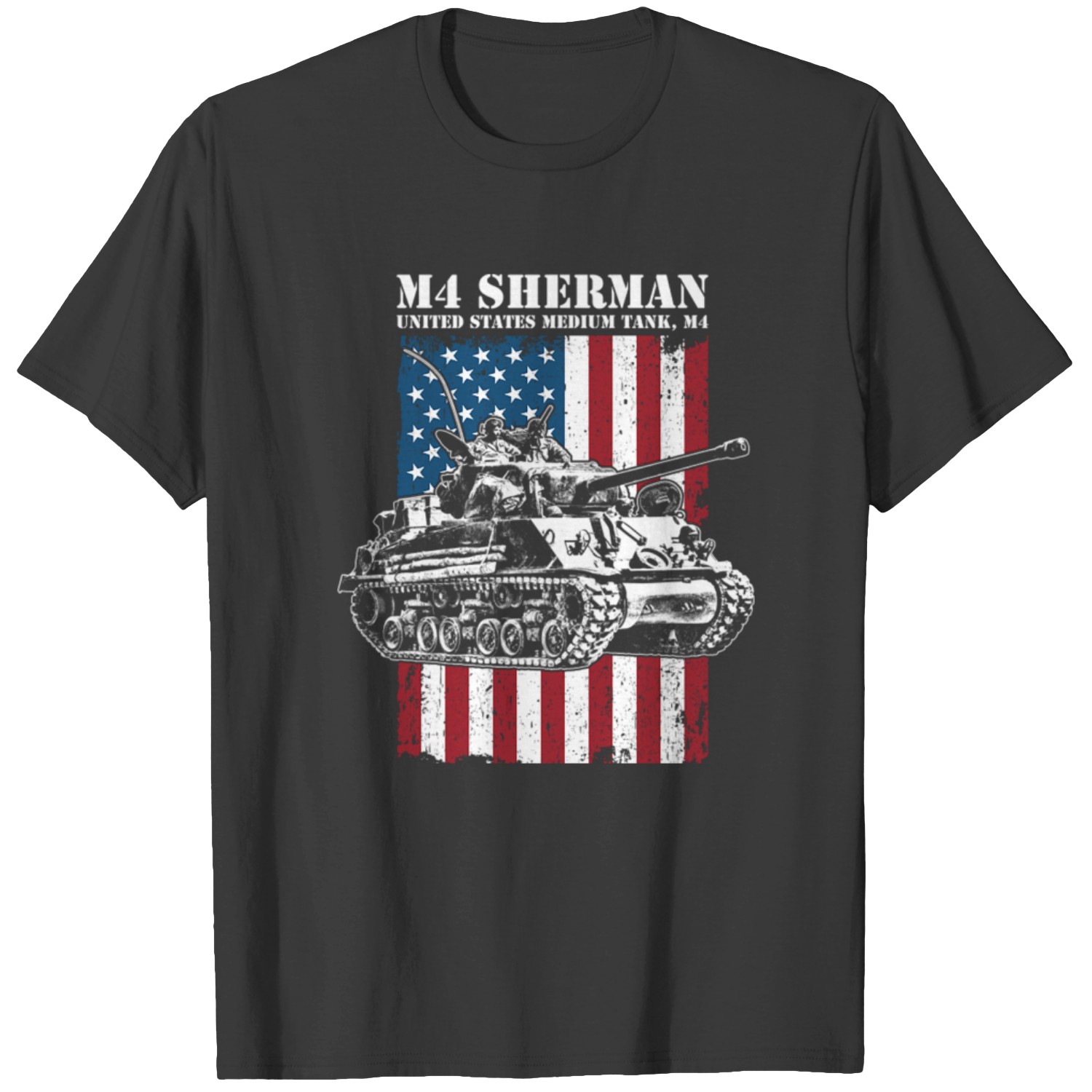 M4 Sherman WW2 Tank - Ww2 Tanks - T-Shirt