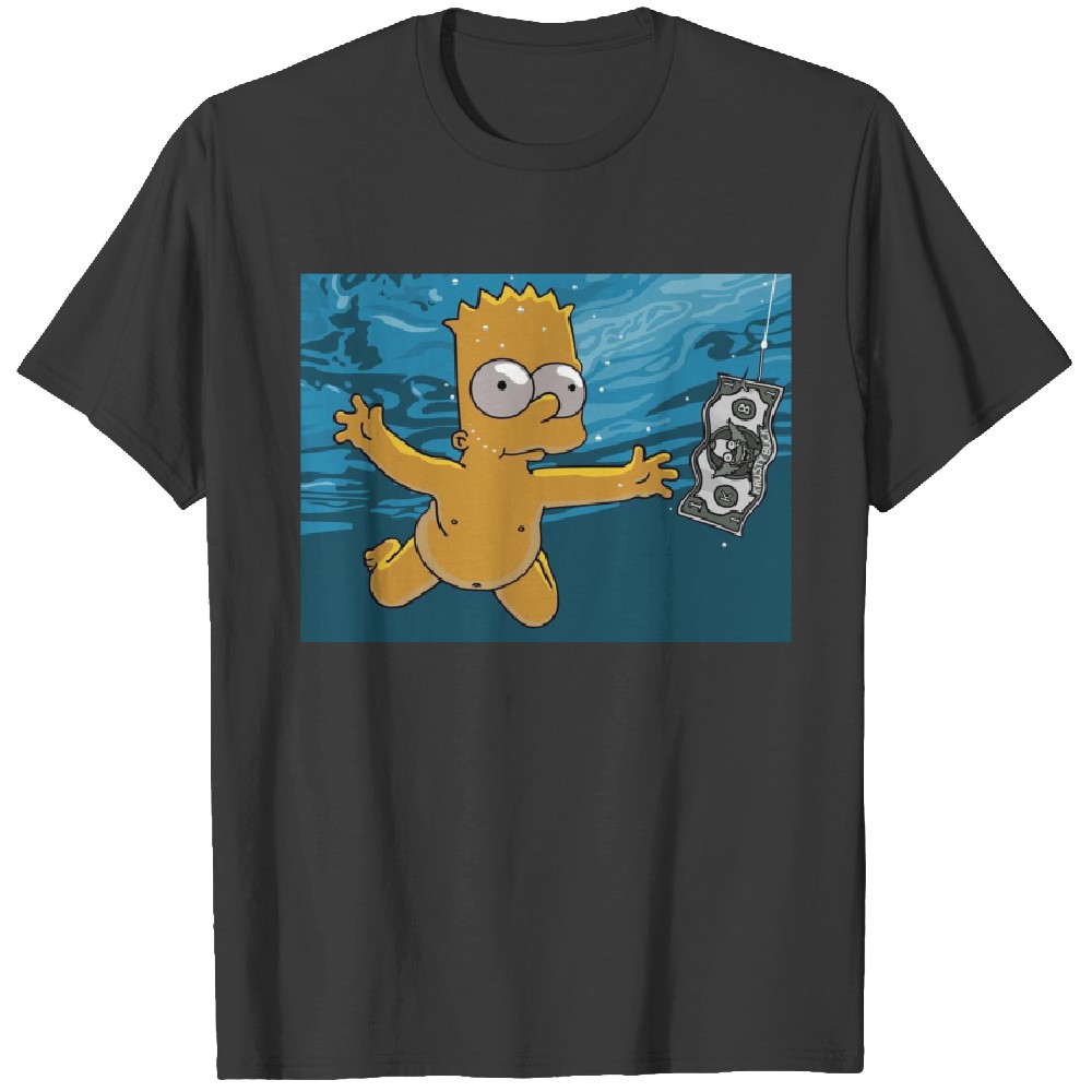 The Simpsons Bart Nirvana Smells Like Teen Spirit T-shirt