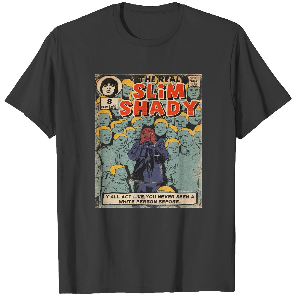 The Real Slim Shady Comic Art Book Retro Vintage 90s Hip Hop Gifts For ...