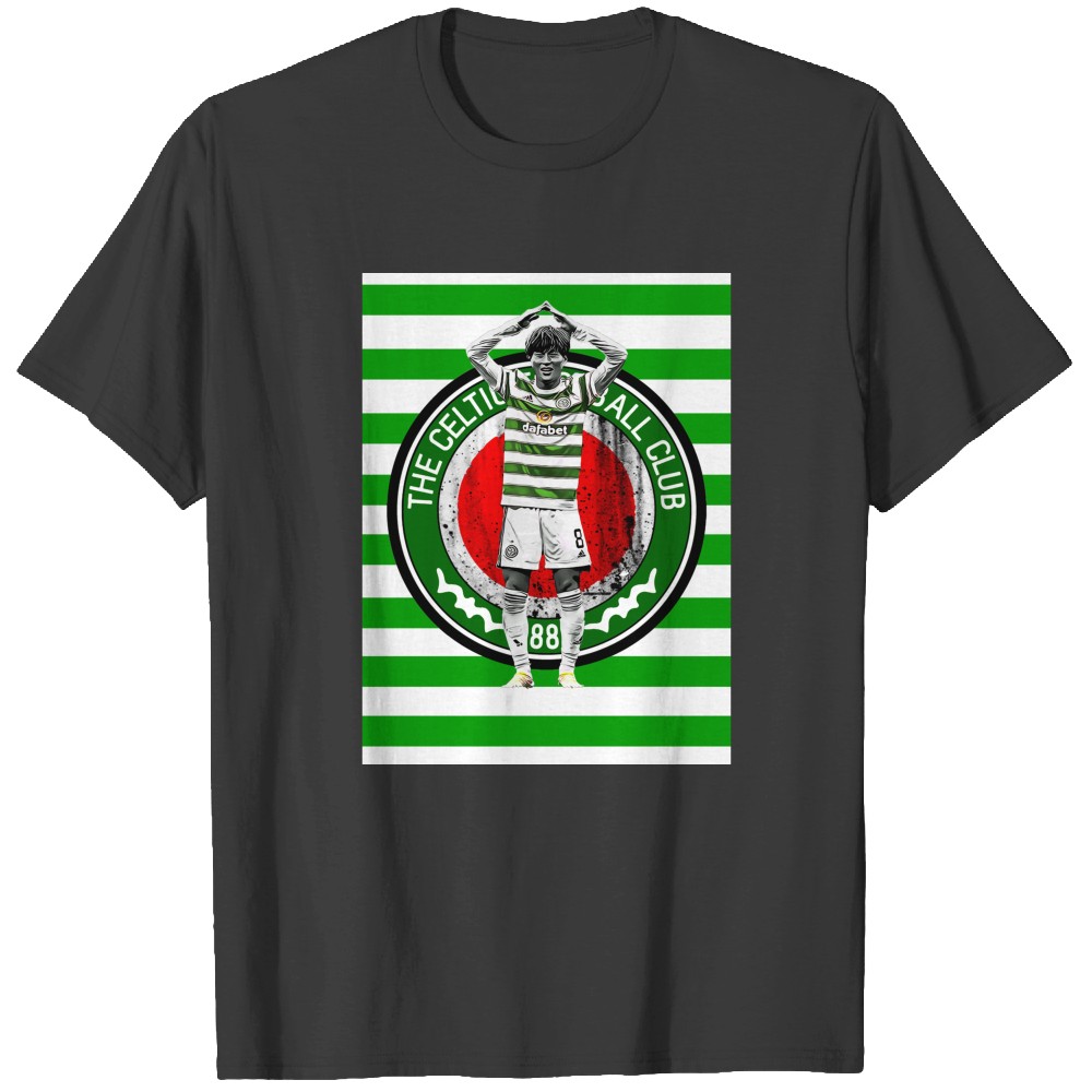 Kyogo Furuhashi Celtic Football Club Artworkpng T-Shirts