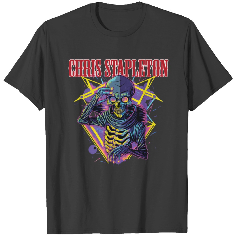 Chris Stapleton Colored Skull35 T-Shirts