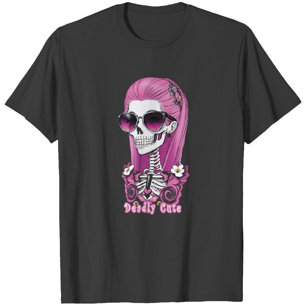Deadly Cute Barbie - Barbie Goth T-Shirts