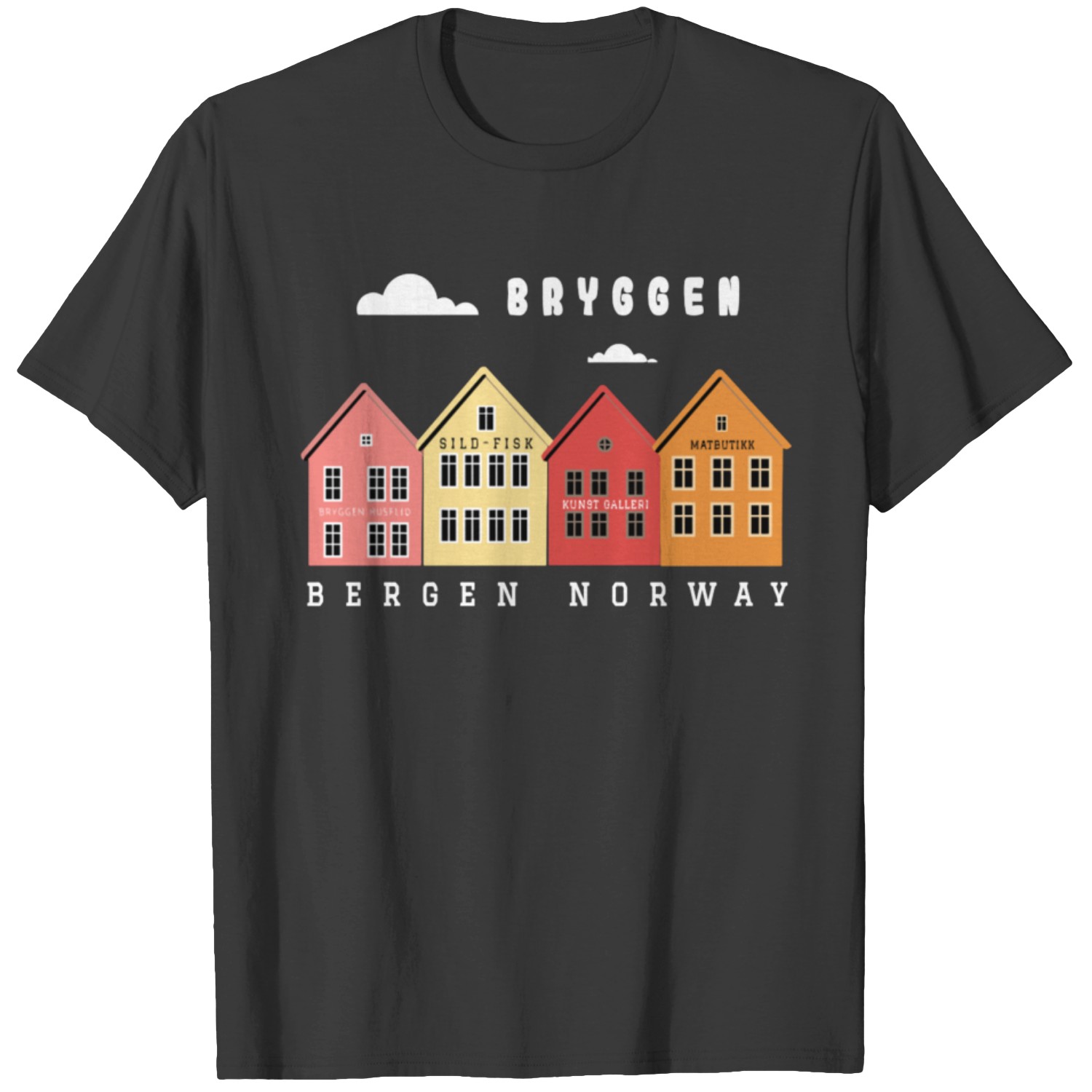 Norway Bergen Bryggen Xo4U Original T-shirt
