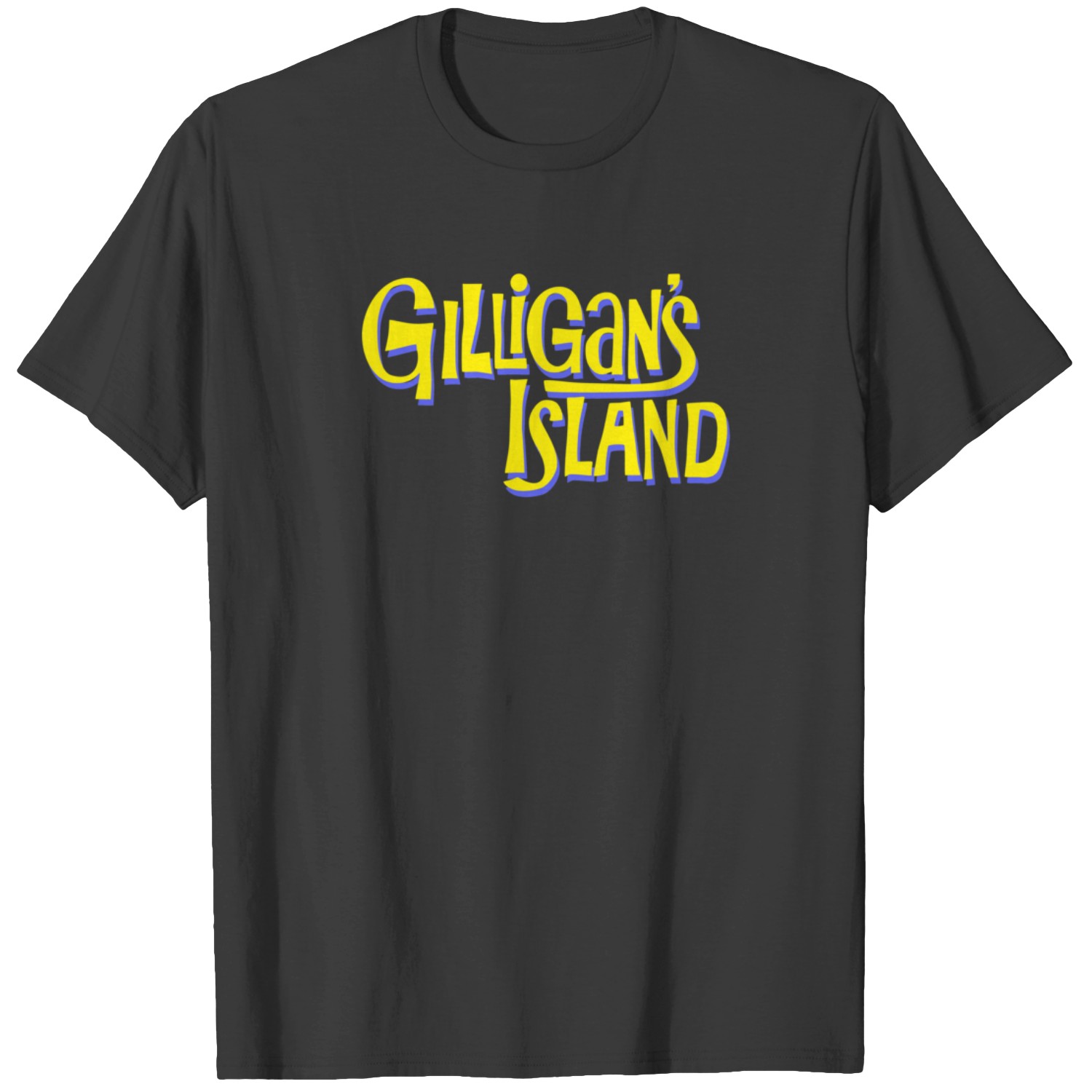Gilligans Island Sticker Mask Fitted T-Shirts