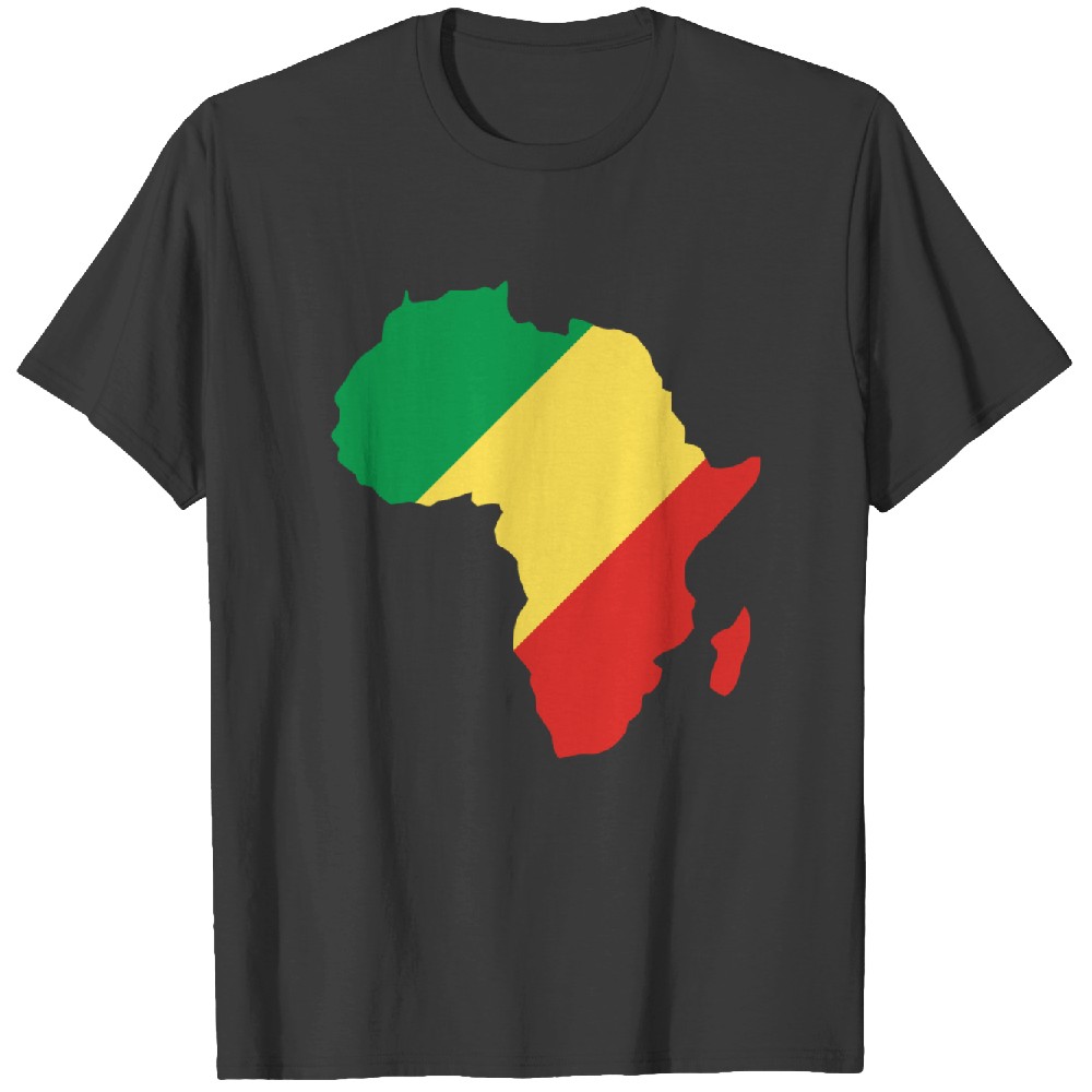 Republic Of Congo In Africa Map T-shirt