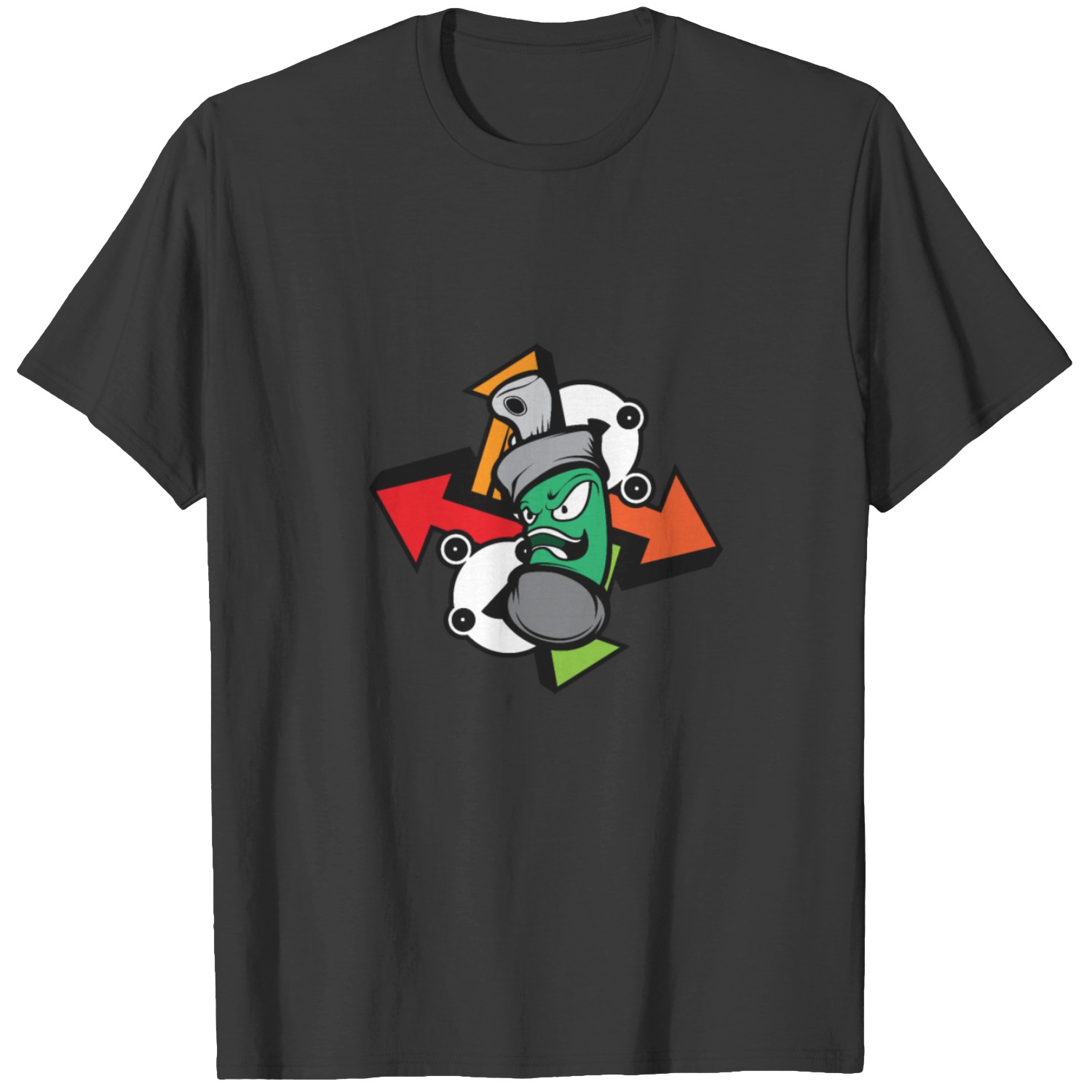 Spray Can Graffiti Hip Hop Sprayer Gift T-shirt