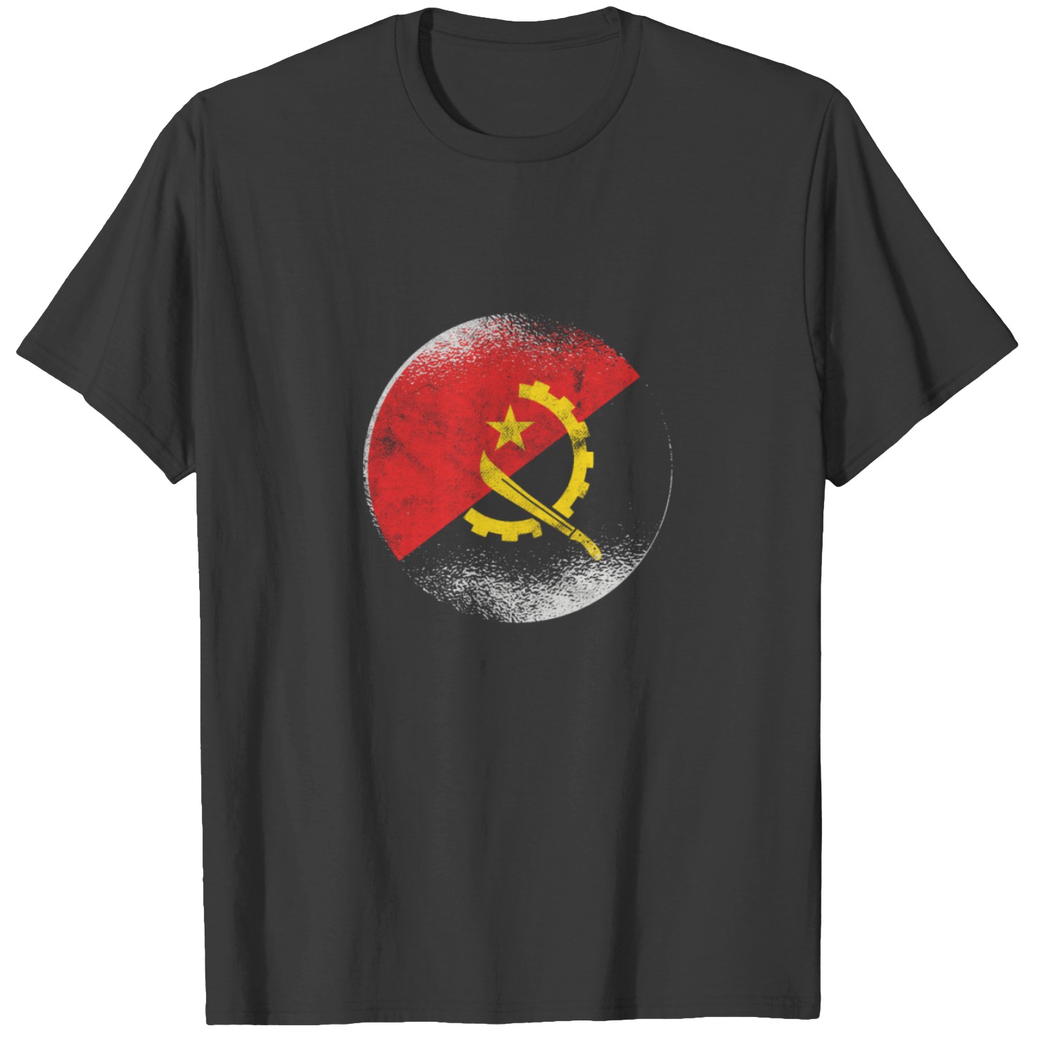Patriotic Angolan National Angola Flag Angola T-shirt