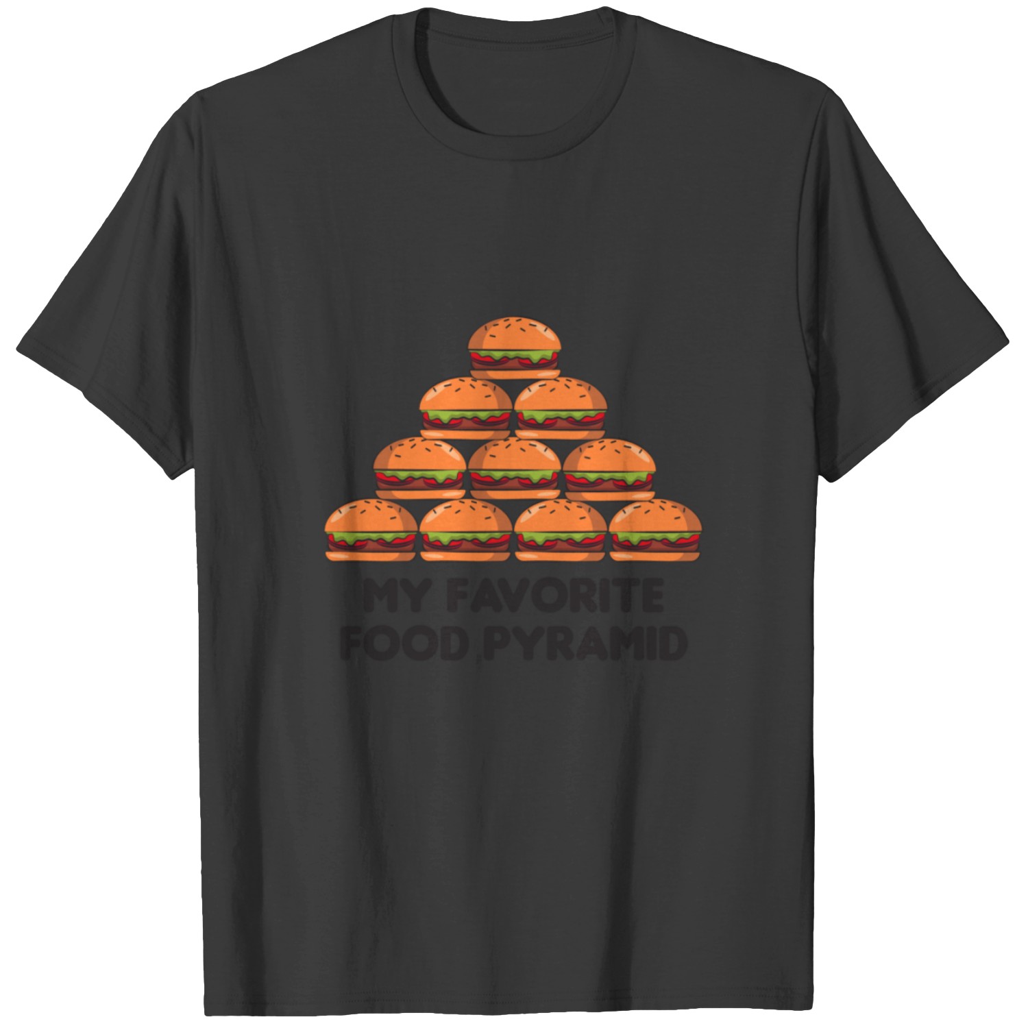 My Favorit Food Pyramid T-shirt
