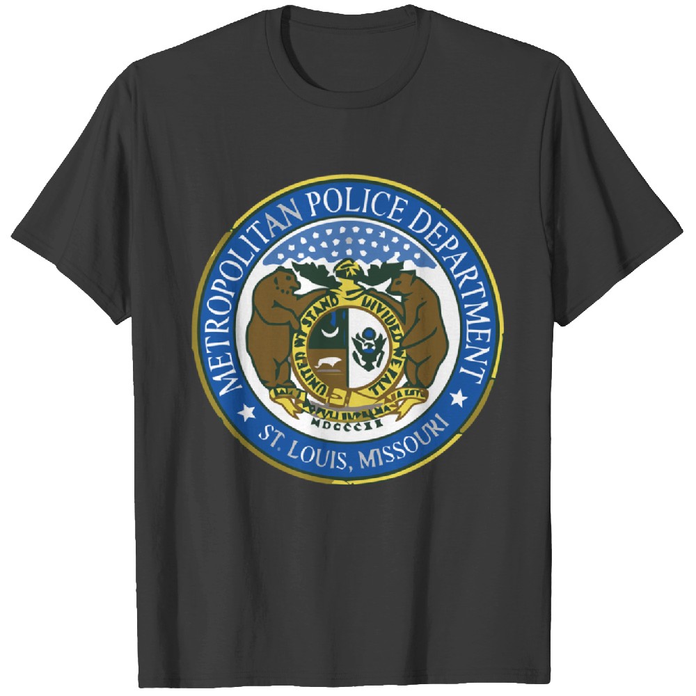 St Louis Police Department Seal Image T-shirt