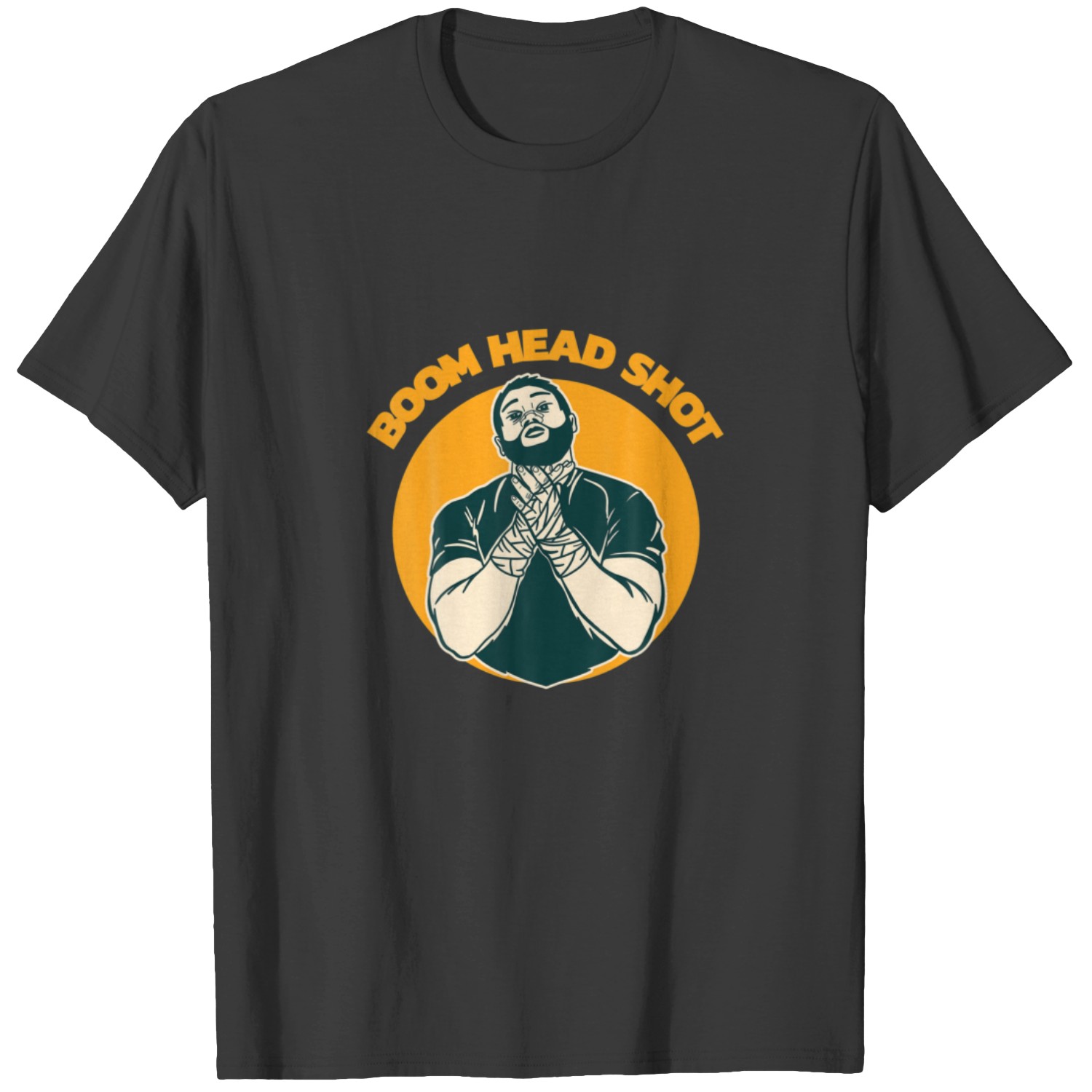 Boom Head Shot, Training, MMA, Fighter, Boxer, Cag T-shirt