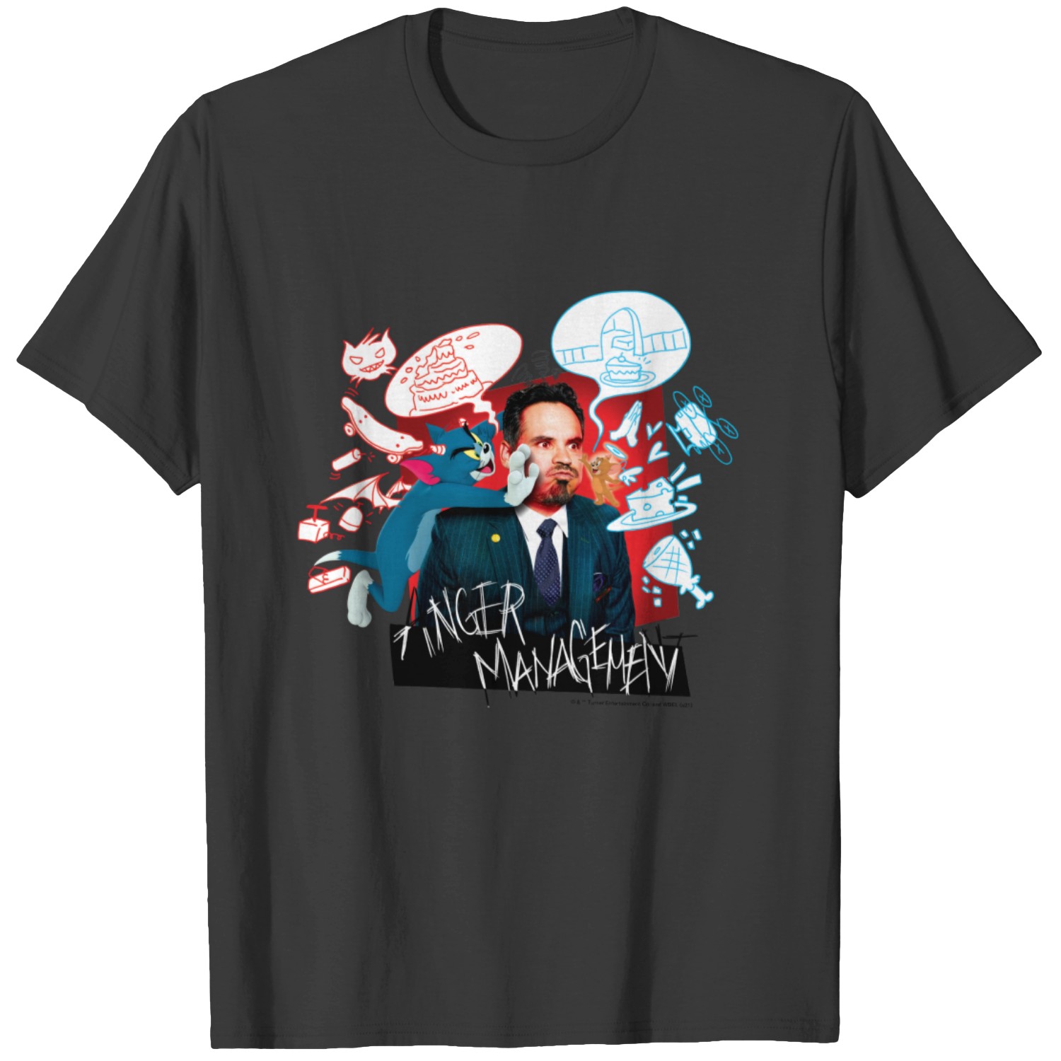 Tom & Jerry With Terrance - Anger Management T-shirt