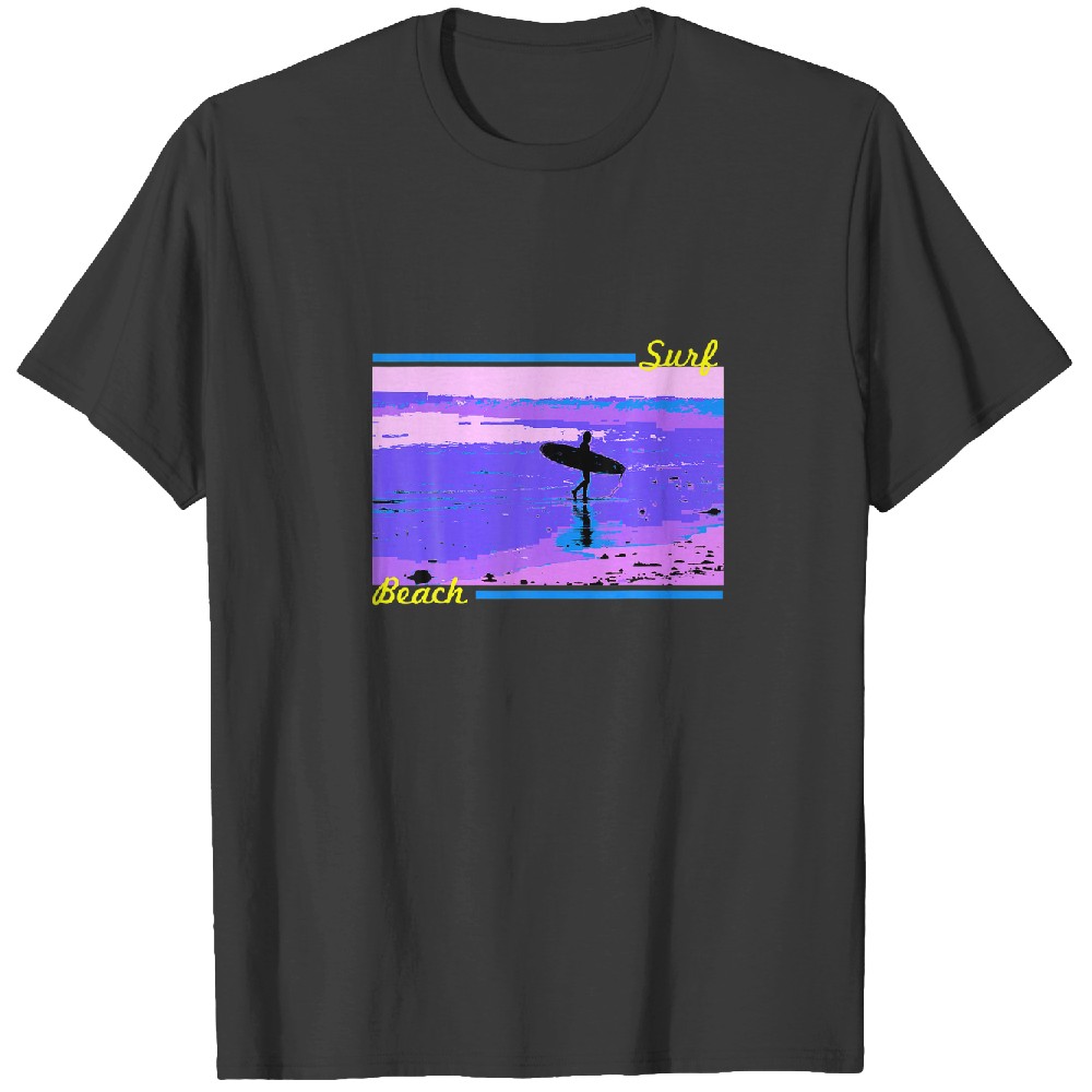 Vintage Surf Wear 80S Graphic For Cool Classic Ret T-shirt