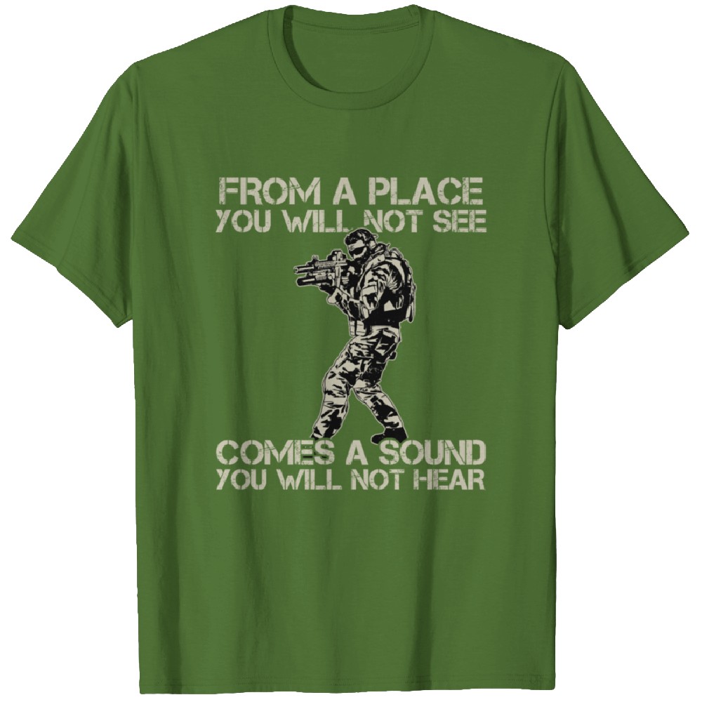 Soldiers Combat Shirt For Snipers Sniper W T-shirt