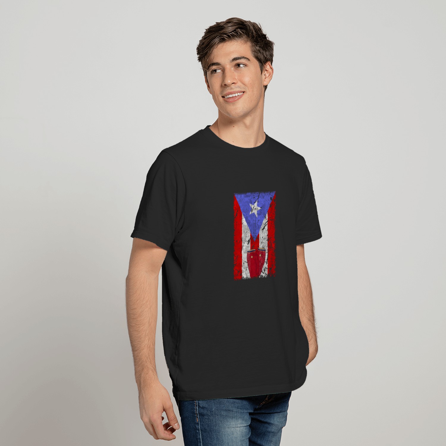 Puerto Rico Flag Congas T-shirt