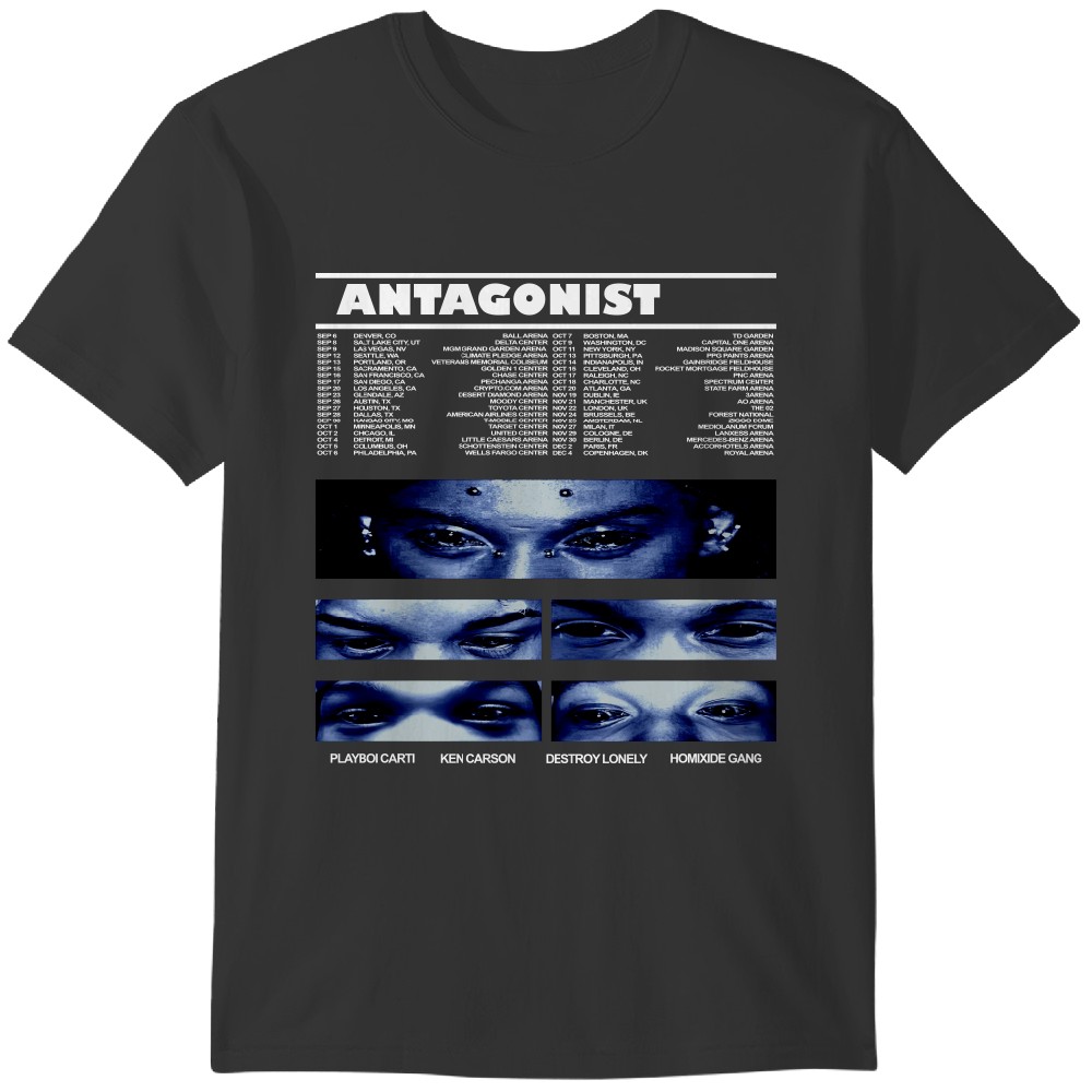 Playboi Carti Vintage Playboi Carti Merch Antagonist Tour T-Shirt