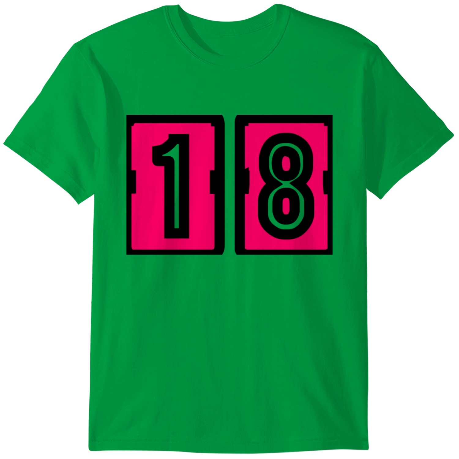 18 ANS. 18e ANNIVERSAIRE. ANNIVERSAIRE 18 ANS. 18 T-shirt
