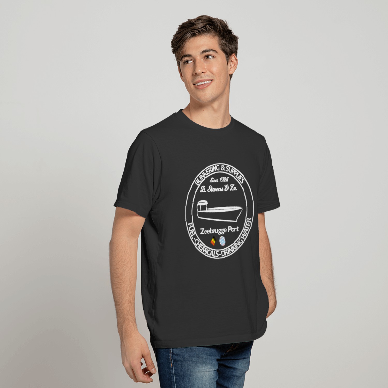 Logo Bunkering & Société D’approvisionnement Port De Zeebrugge T-shirt