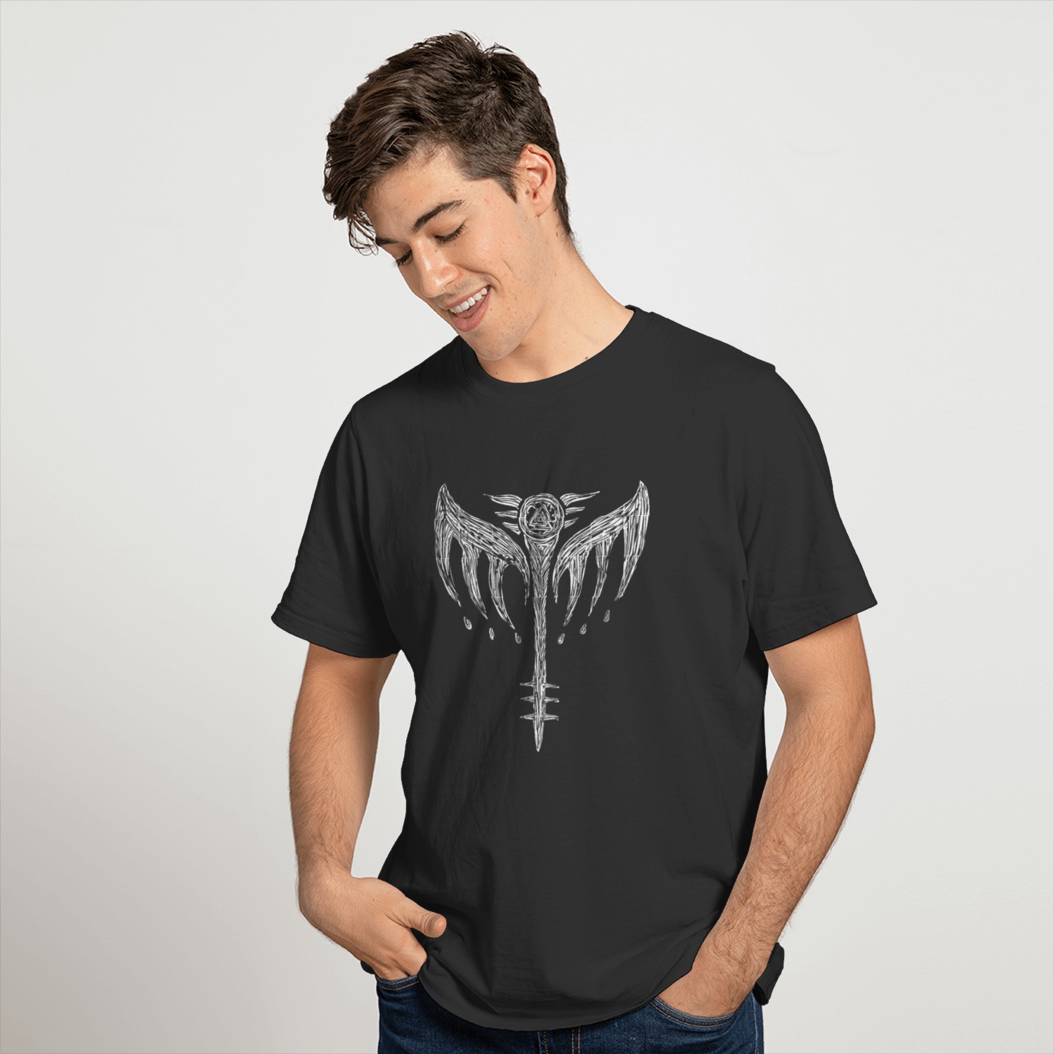 Valkyrie Valkyrie Symbole Aile Odin Valhalla T-shirt