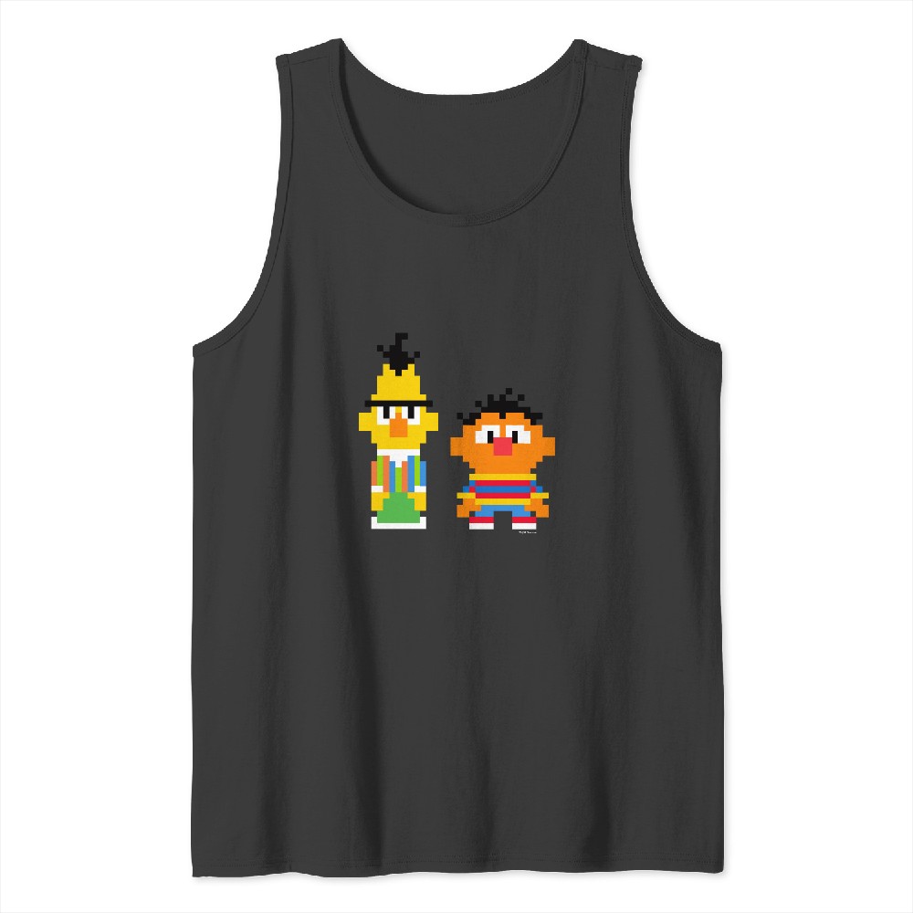 Bert And Ernie Pixel Art Tank Top
