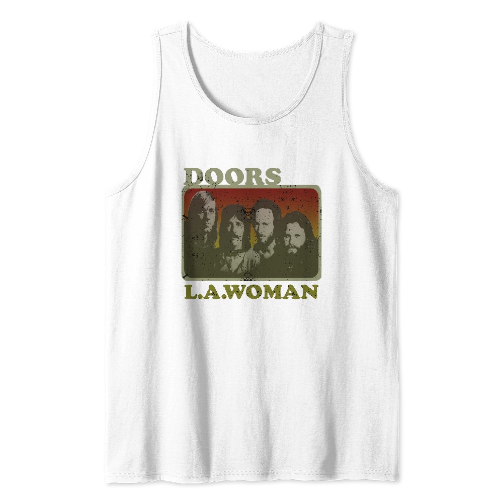 The Doors LA Woman Band Jim Morrison Rock Tank Tops