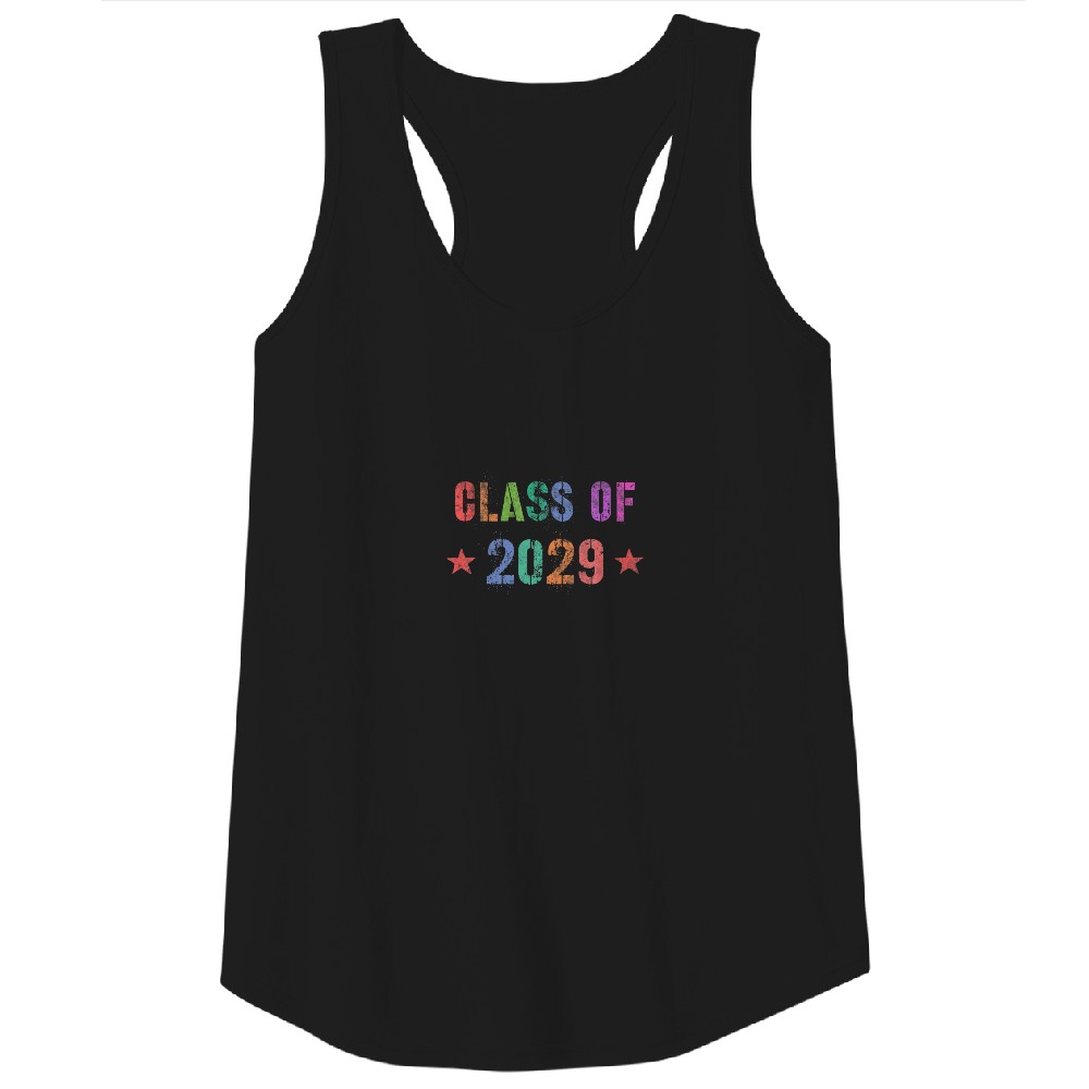 CLASS Of 2029 5Th Grade Future Graduation Year Tank Top