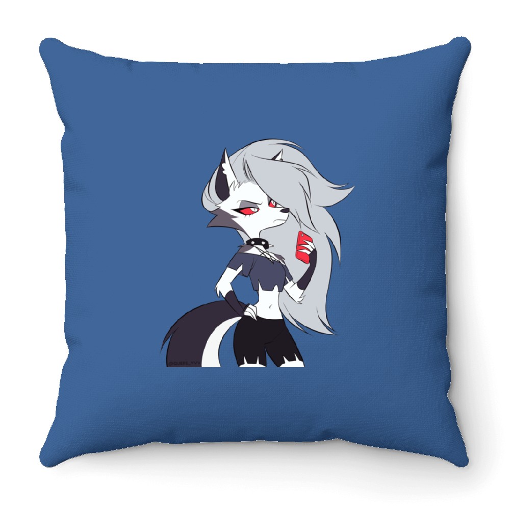 HELLUVA BOSS Loona - Helluva Boss - Throw Pillows