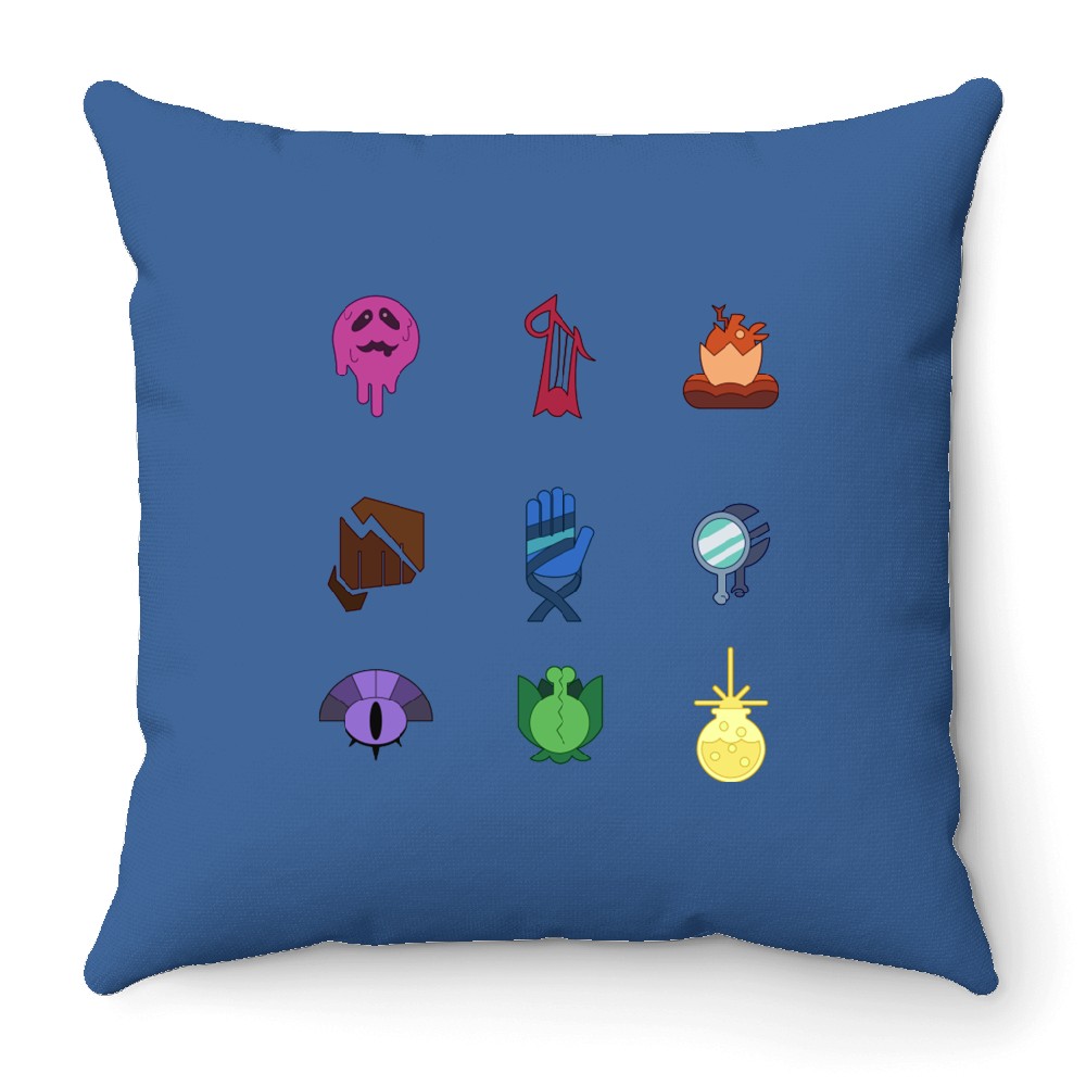 The 9 Coven Tracks - The Owl House - Throw Pillows