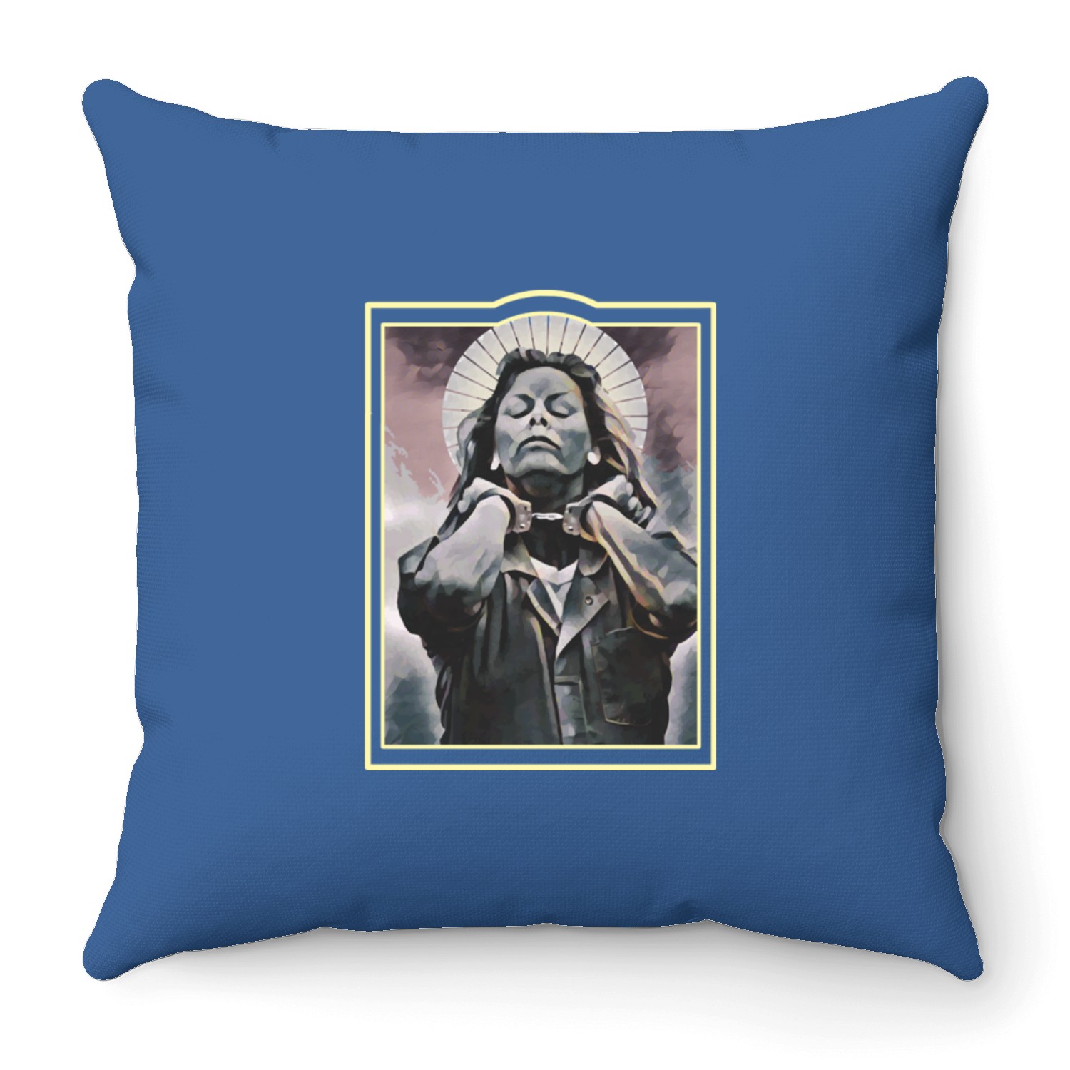 Aileen Wuornoes "Halo" - Serial Killer - Throw Pillows