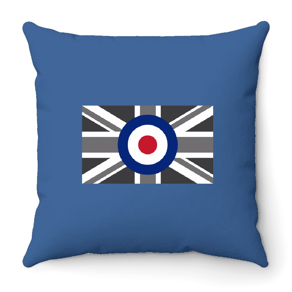Mod Logo And Union Jack - Mod Logo - Throw Pillows