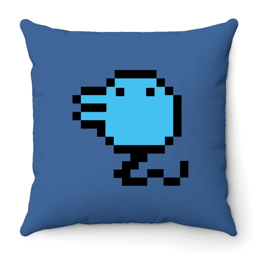 Nyorotchi Tamagotchi Character Throw Pillows